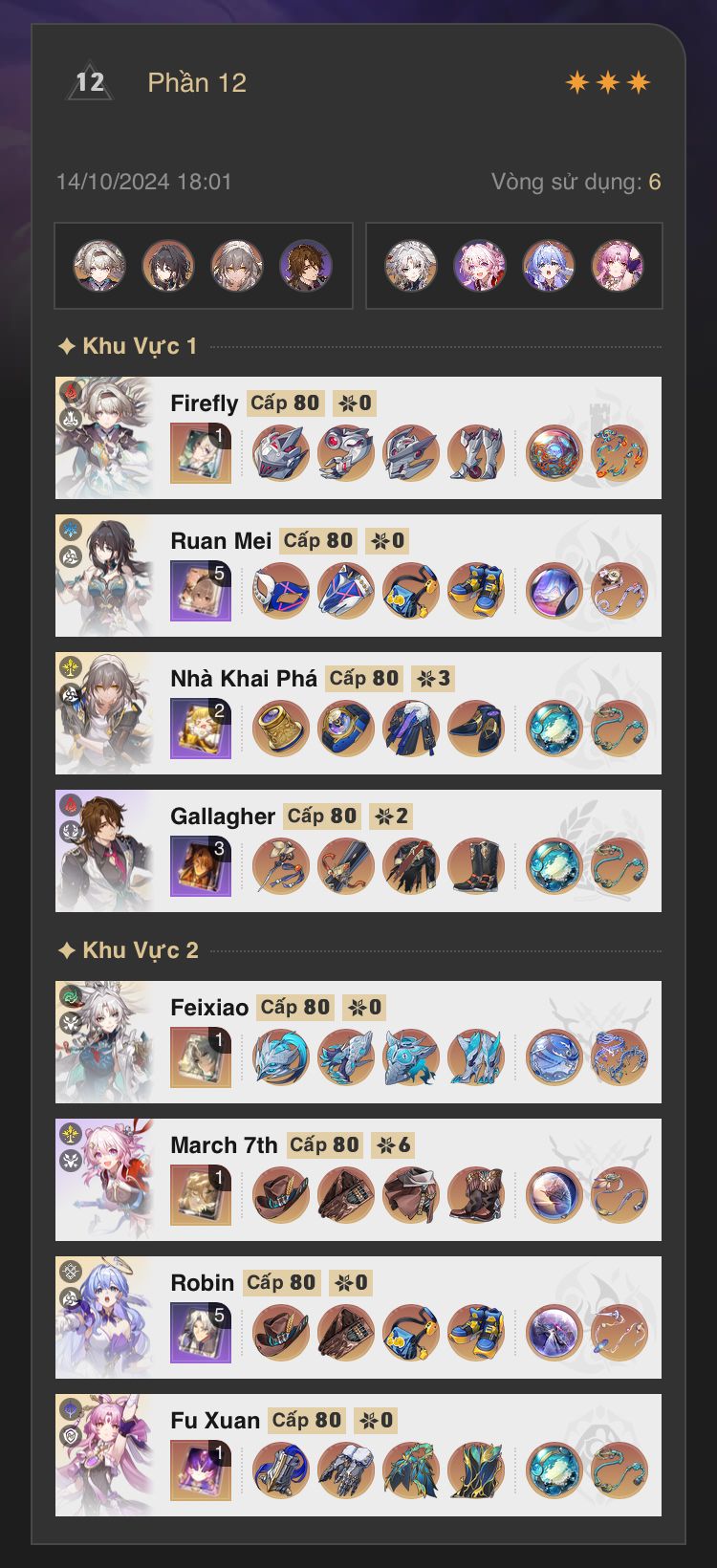 Chỉ 4 cycle Honkai: Star Rail | HoYoLAB