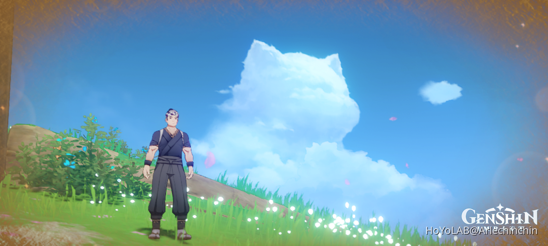 A neko cloud in Asase Island (Inazuma) Genshin Impact | HoYoLAB