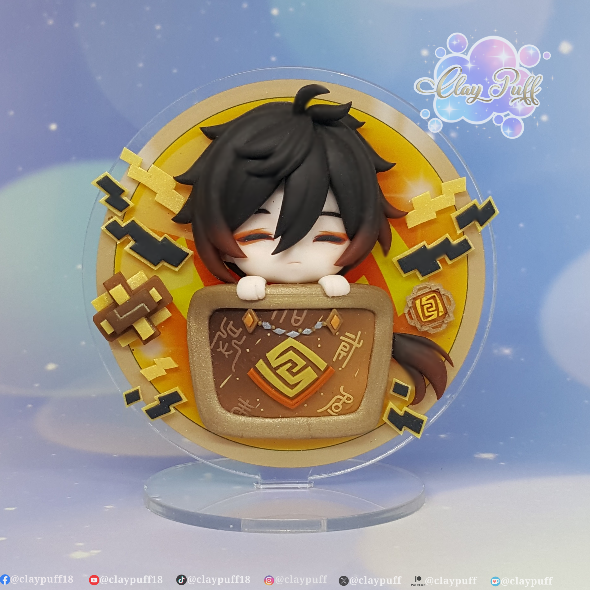 Sleeping Chibi Zhongli😍 Genshin Impact | HoYoLAB