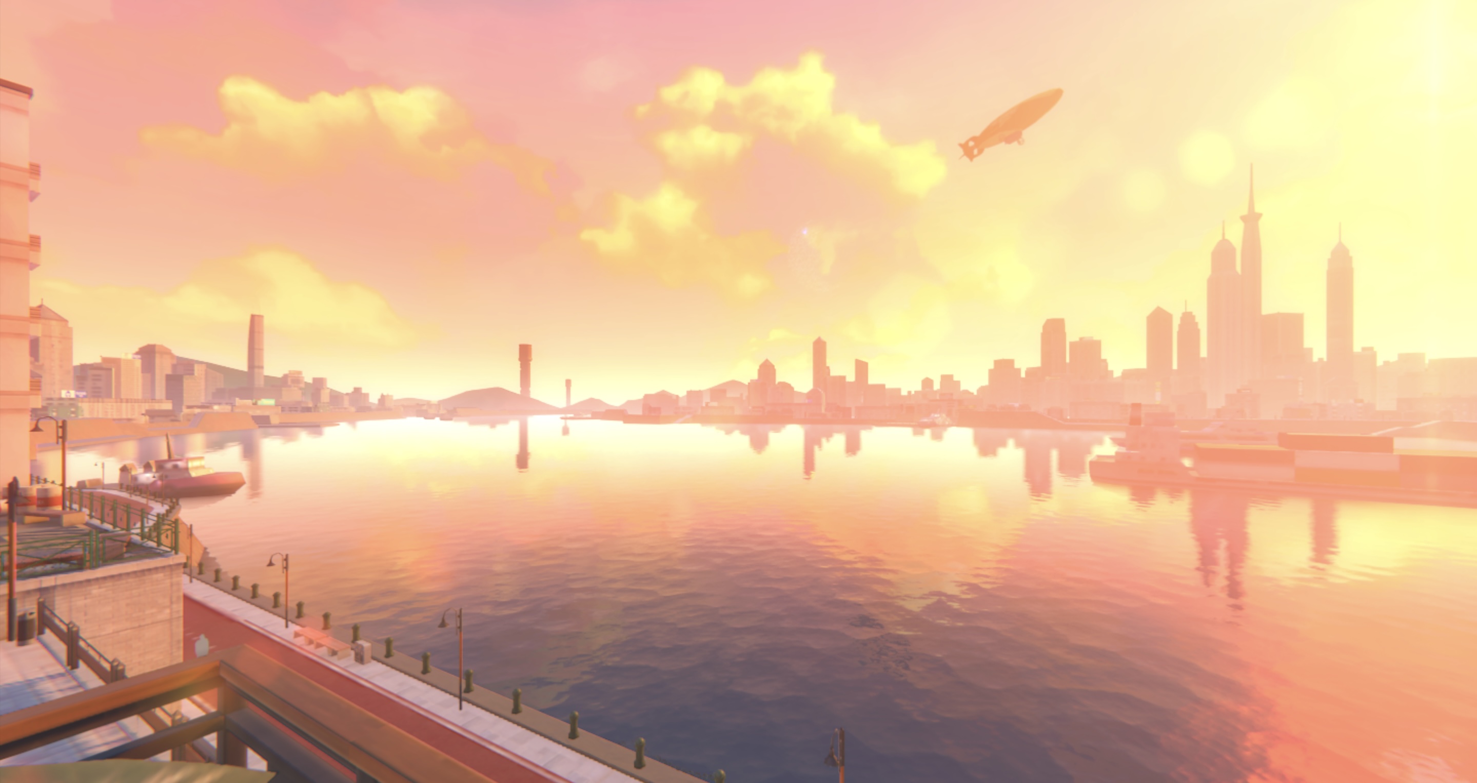 1 fake sunset, one real one | HoYoLAB