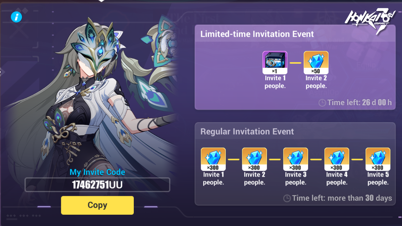 CODE RETURN HONKAI IMPACT 3RD: 17462751UU Honkai Impact 3rd | HoYoLAB