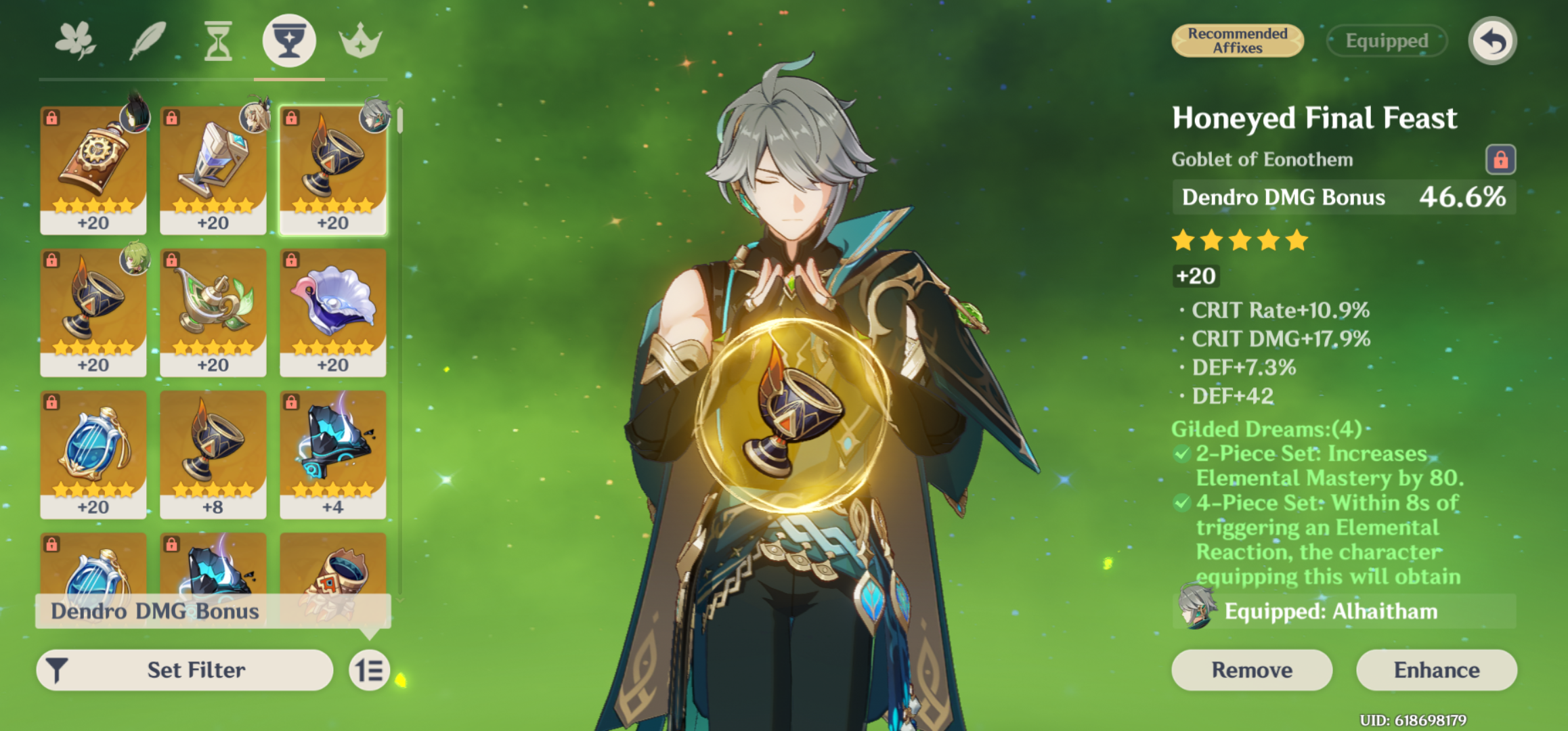 crafted my first goblet Genshin Impact | HoYoLAB