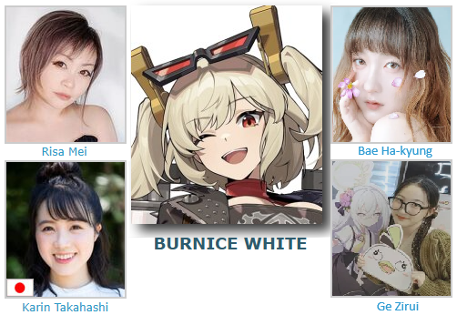 Burnice White's Voice Actor (All 4 Languages) Zenless Zone Zero | HoYoLAB