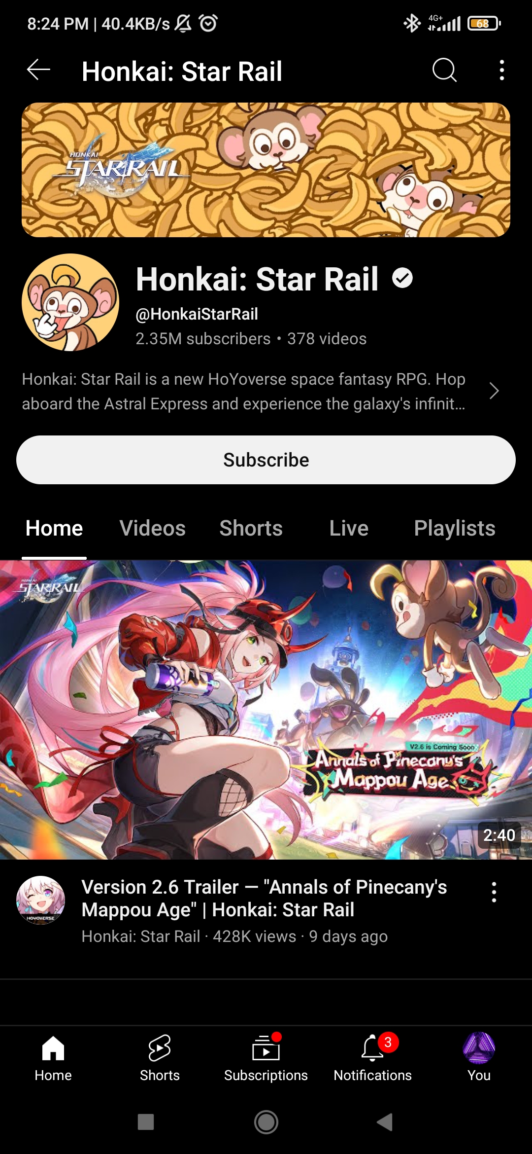 honkai channels are being hijacked Vita and monkeys Honkai: Star Rail ...