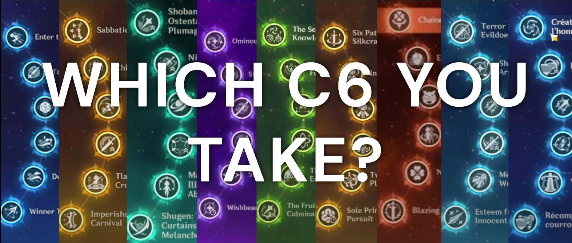 Which characters you C6? Genshin Impact | HoYoLAB