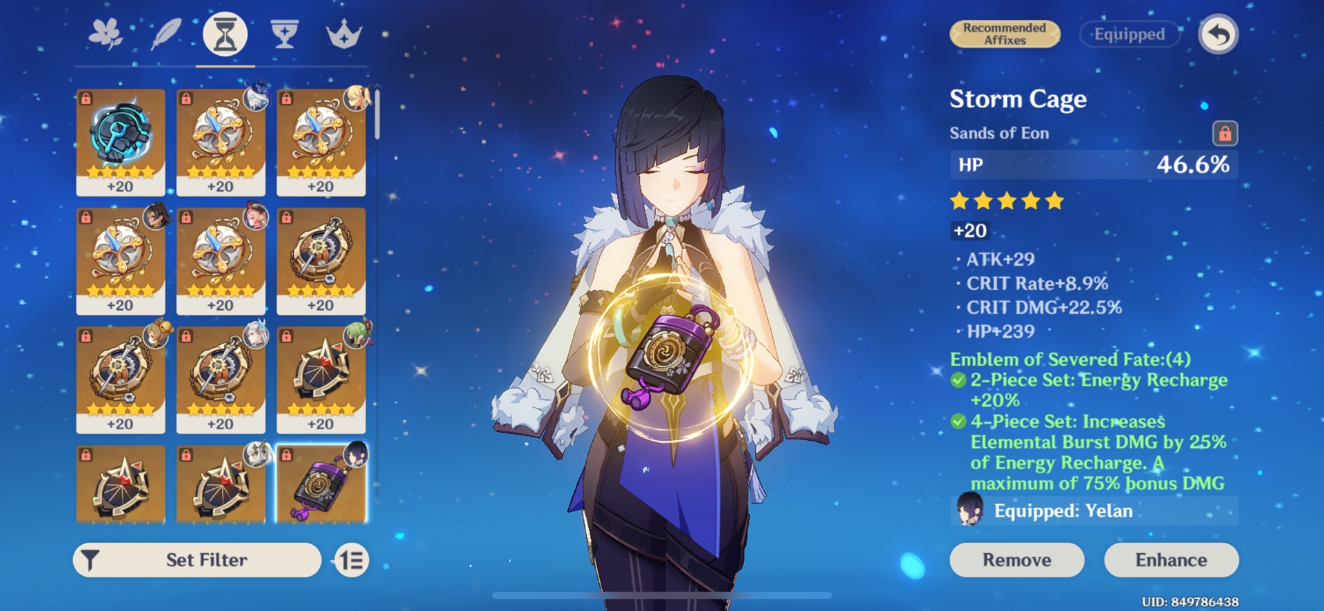 Finally Got my Yelan upgrade Genshin Impact | HoYoLAB