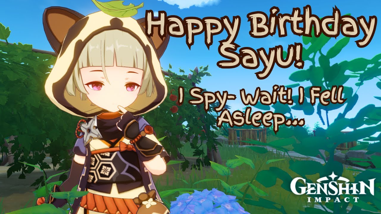 Happy birthday sayu Genshin Impact | HoYoLAB