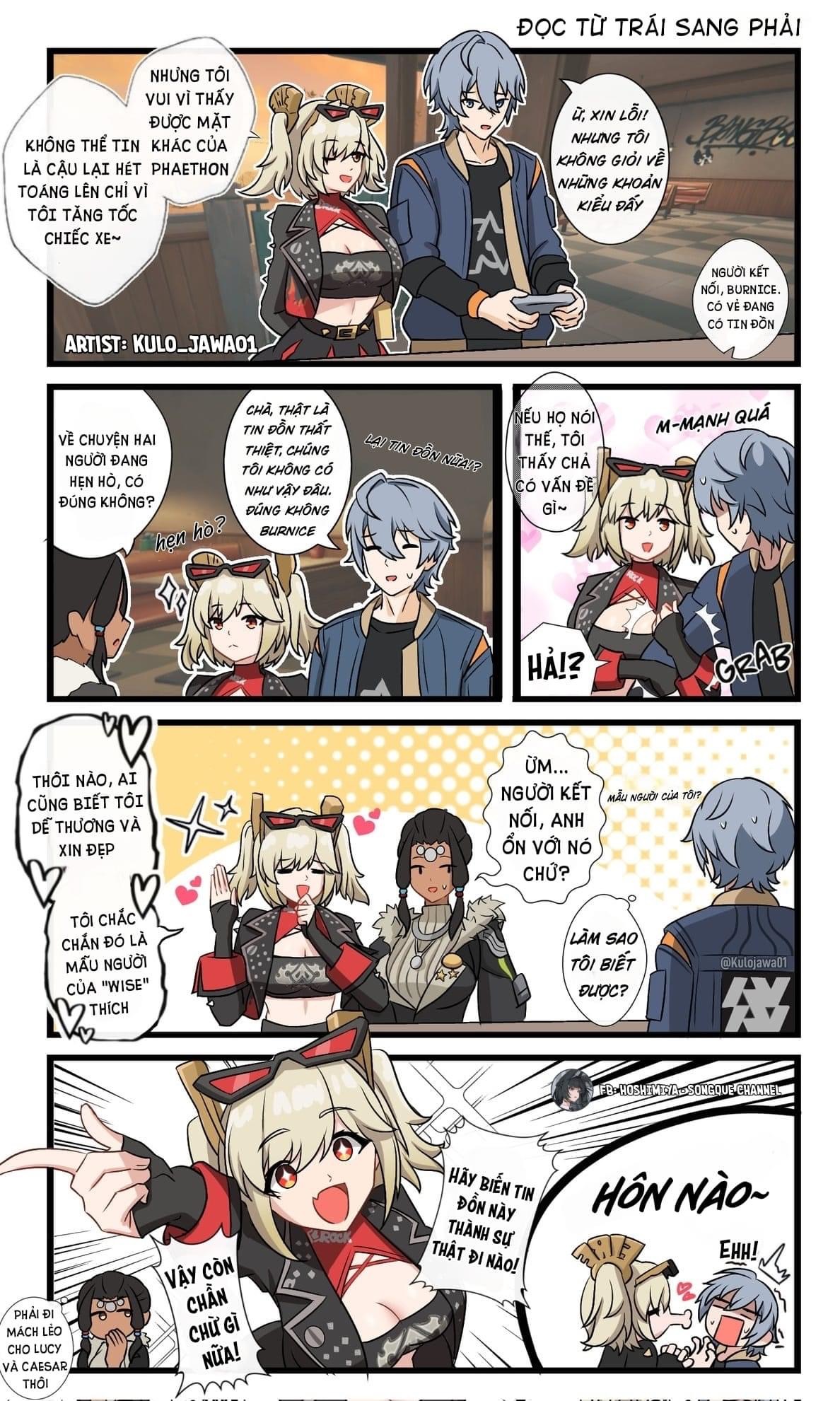 Tin đồn thất thiệt giữa Burnice và Wise Zenless Zone Zero | HoYoLAB