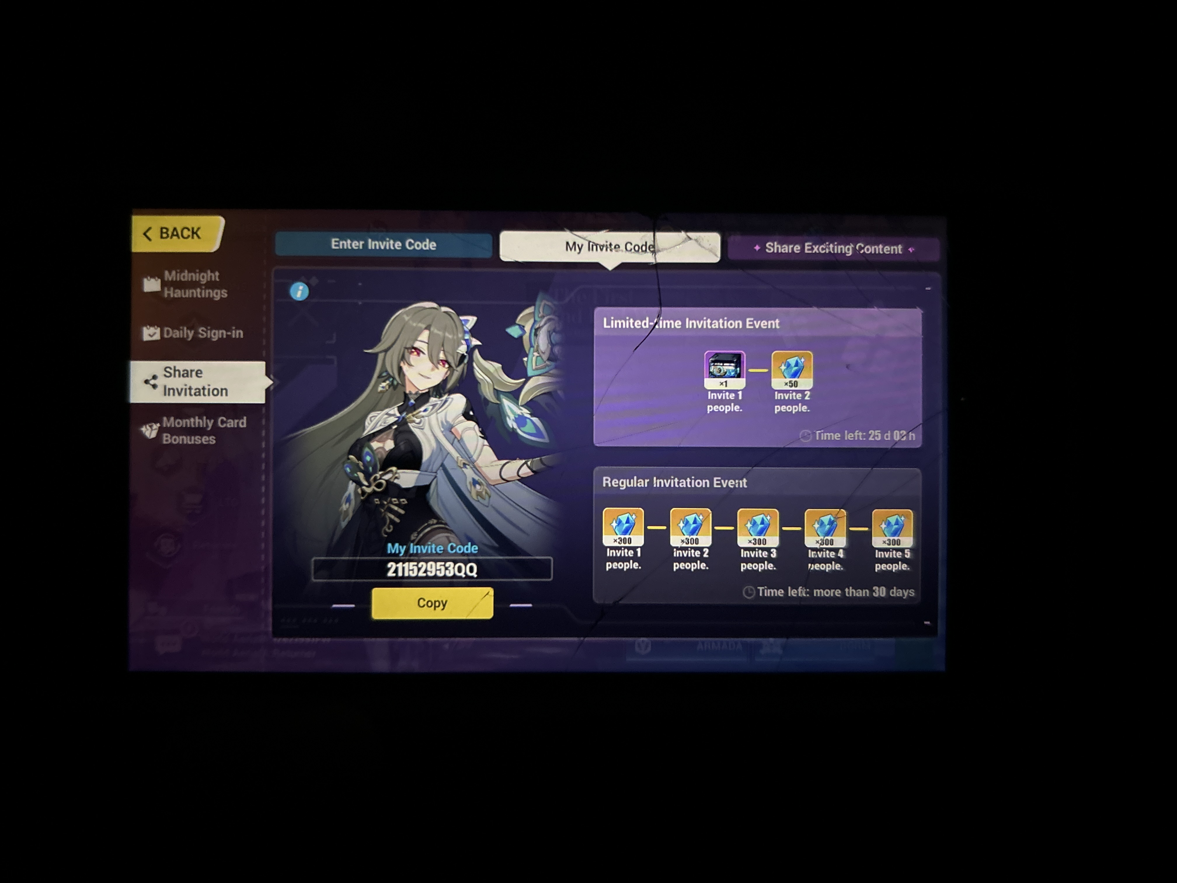 INVITATION CODE Honkai Impact 3rd | HoYoLAB