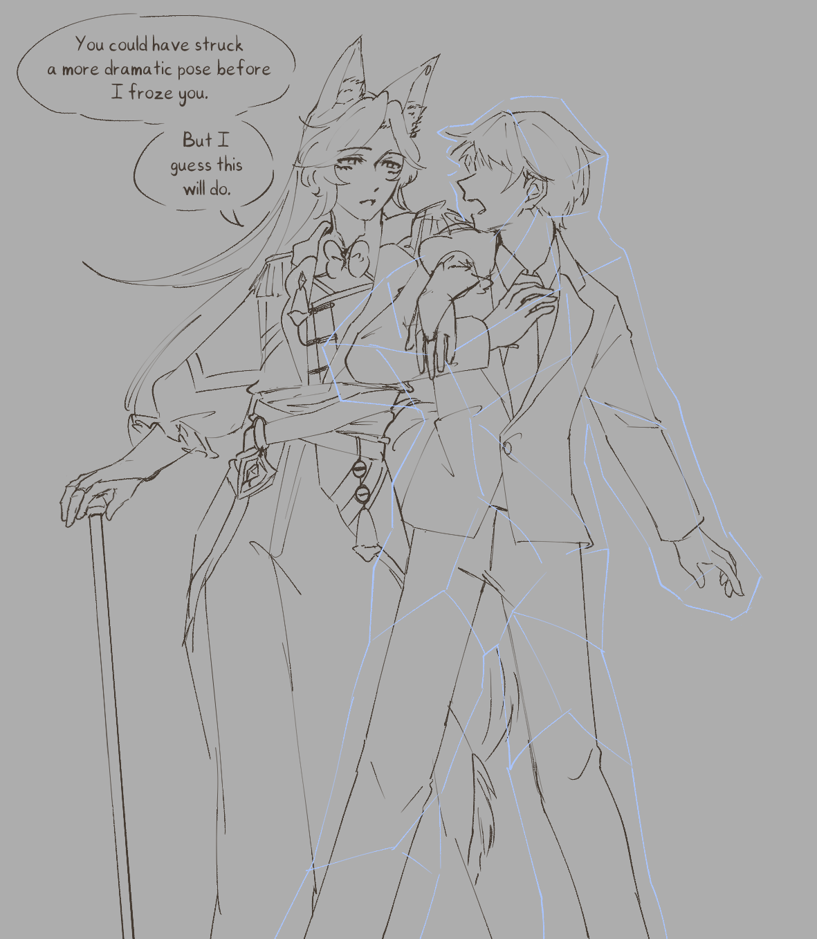 [HSR Oc] Foxglove and his new ice statue Honkai: Star Rail | HoYoLAB