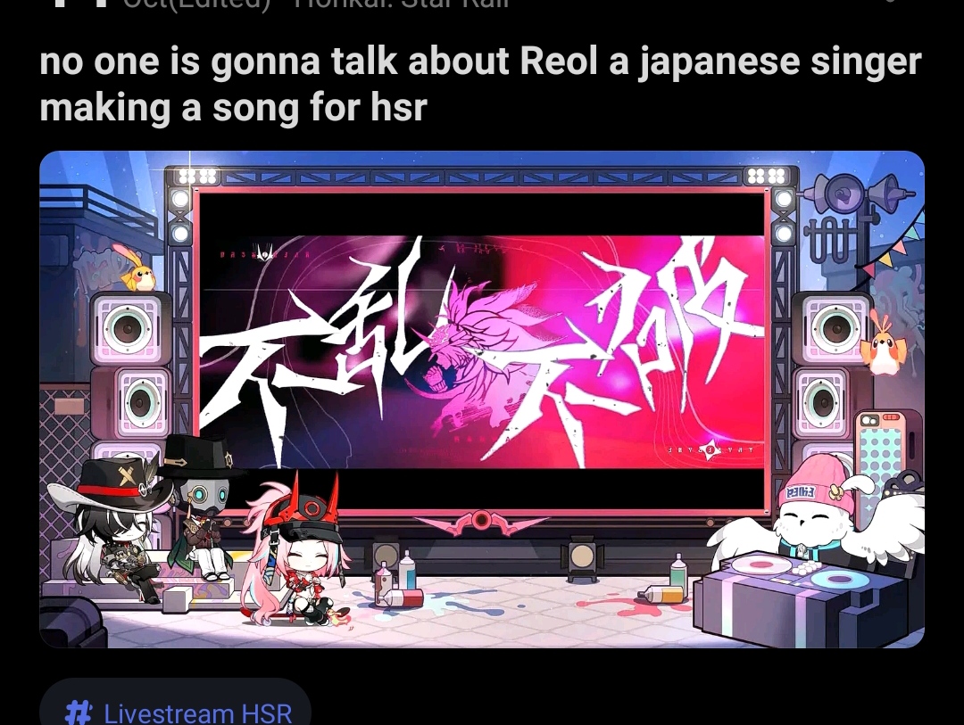 AYYYY THEY REALLY ARE USING "THAT" REOL TO SING IN RAPPA'S PV FOR ALL 4 CHANNELS Honkai: Star ...