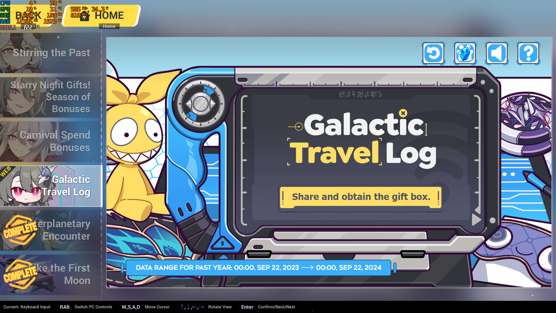 Galactic Travel Log 2024 Honkai Impact 3rd | HoYoLAB