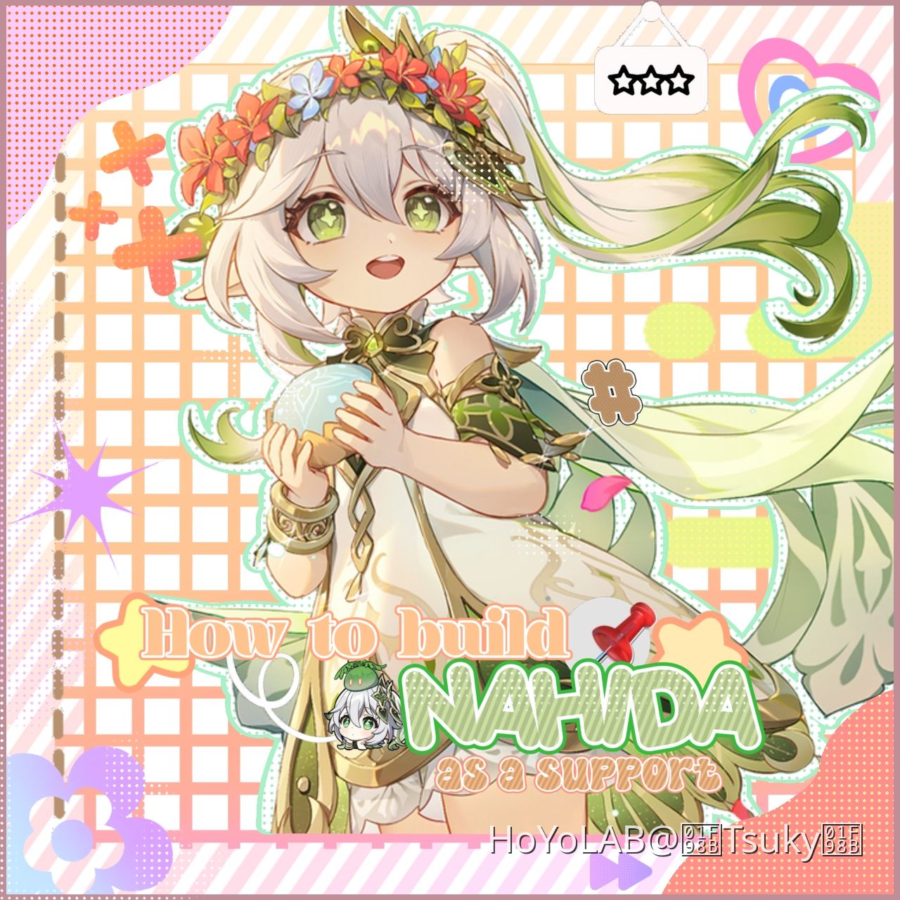 How to build Nahida as a support!🎀 Genshin Impact | HoYoLAB