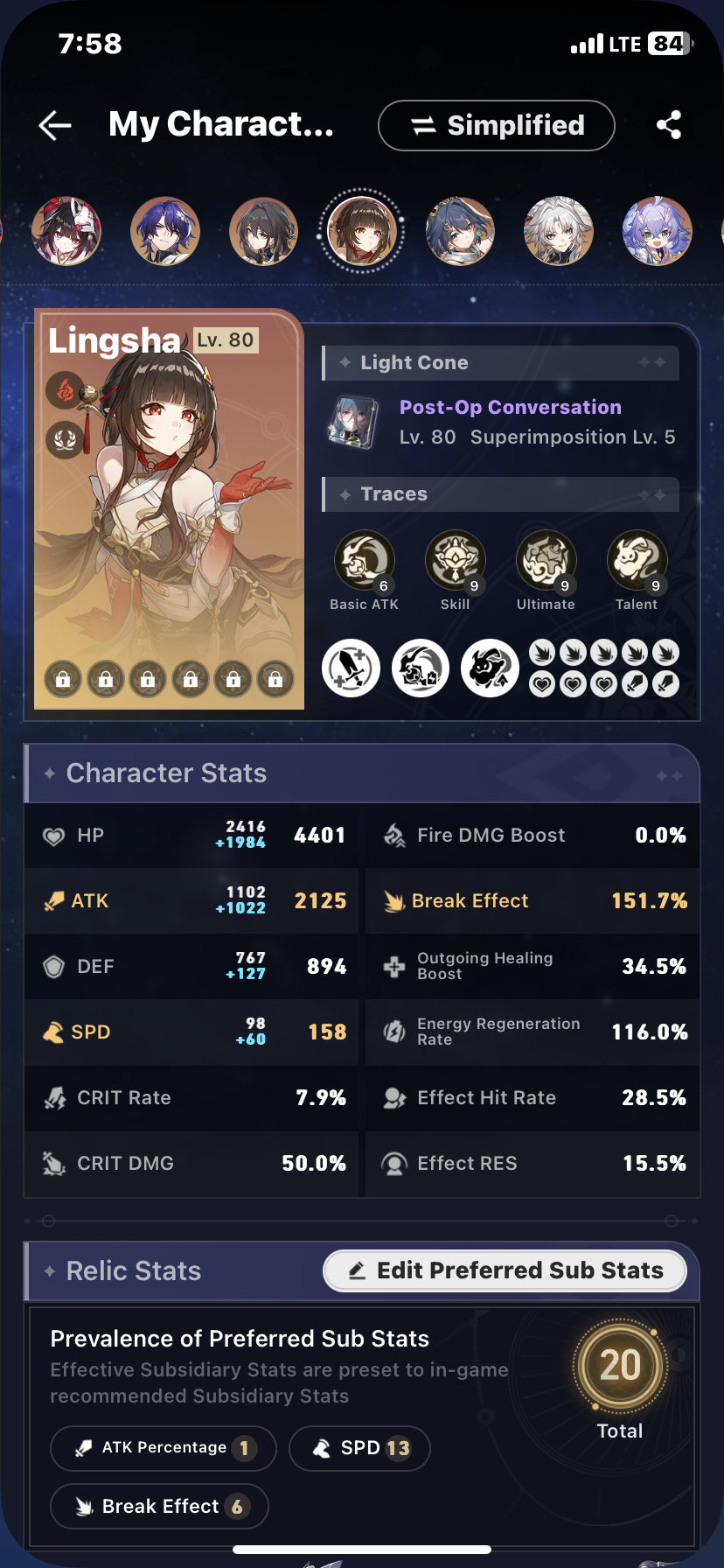 Do i need more break effects on her?? Honkai: Star Rail | HoYoLAB