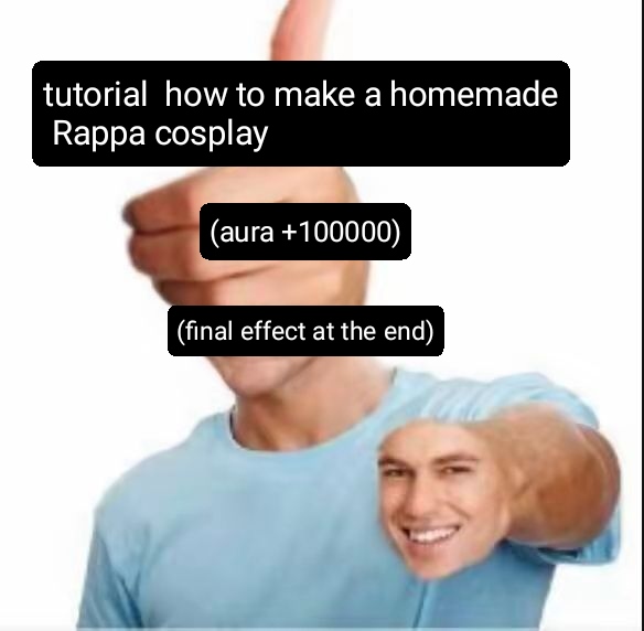tutorial (or rather a hint?) on how to make a homemade Rappa cosplay ...