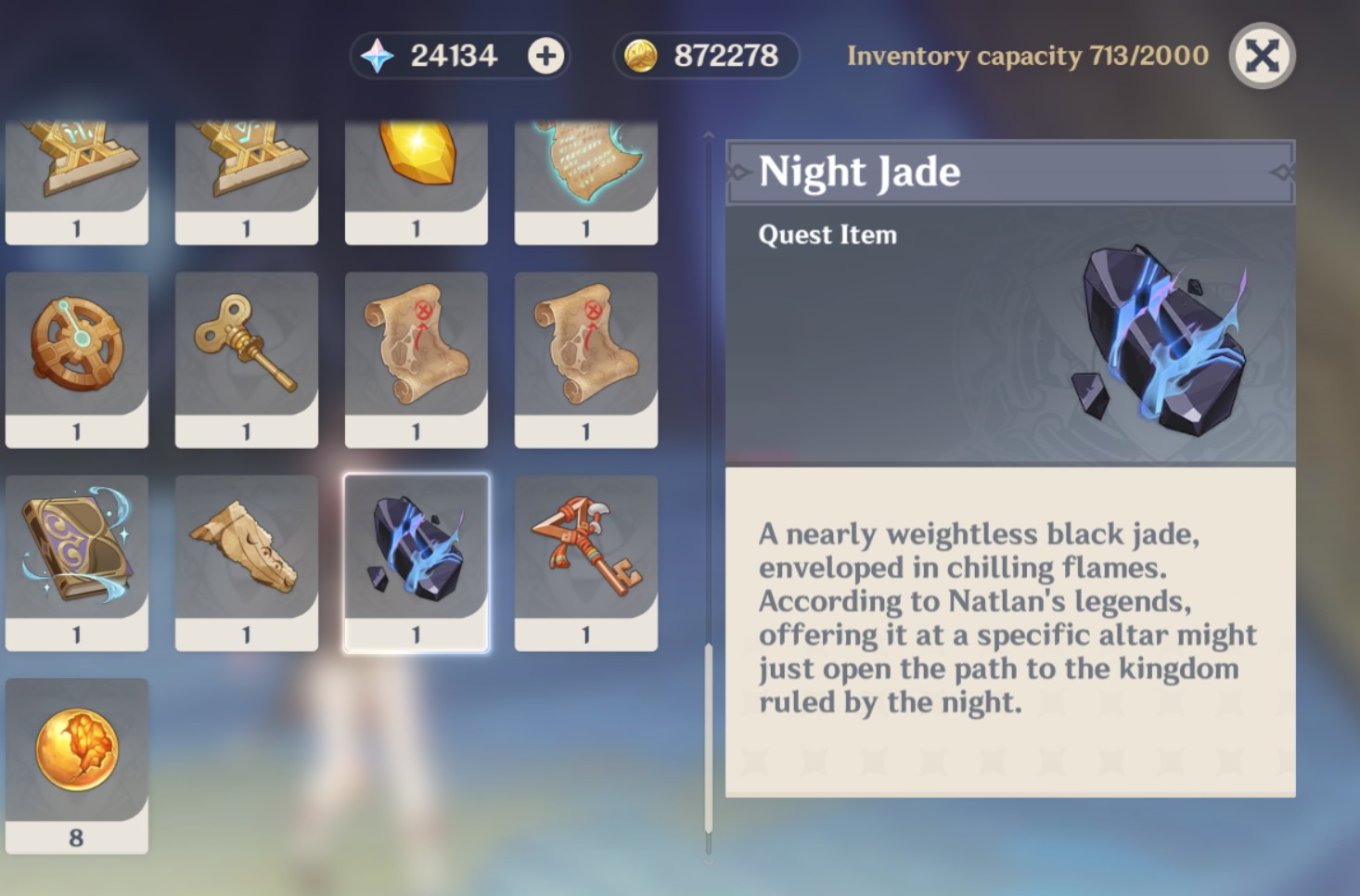 PLS HELP I DONT UNDERSTAND WHY I HAVE ONLY 1 NIGHT JADE IVE DONE EVERY ...