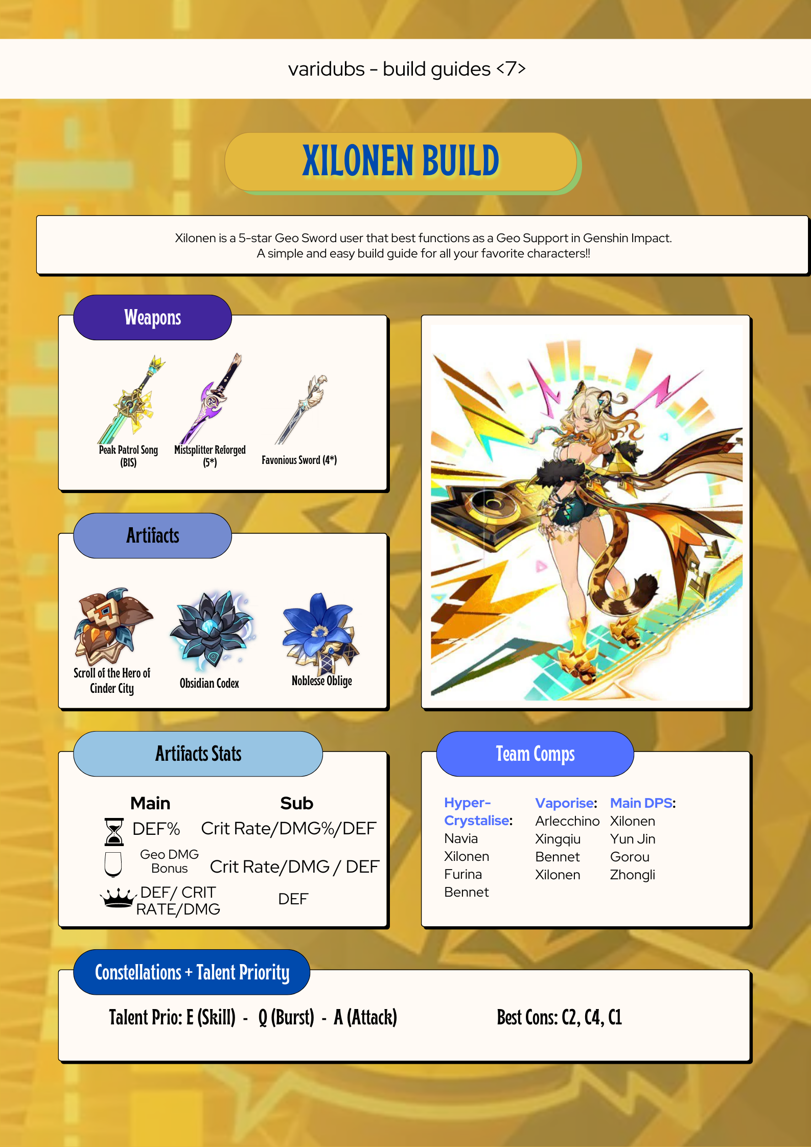 Xilonen Build Guide Genshin Impact | HoYoLAB