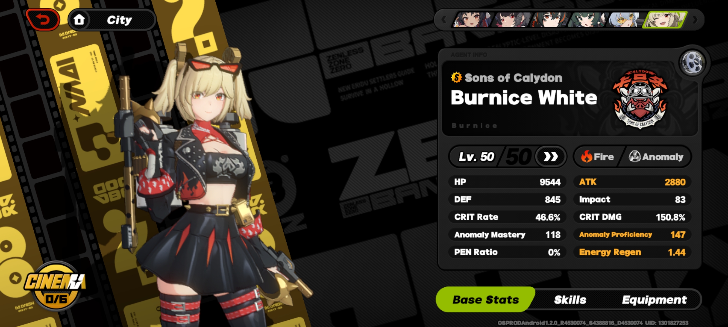 Burnice in 80 pulls, her W-Engine in 10 pulls and her build 2 ...