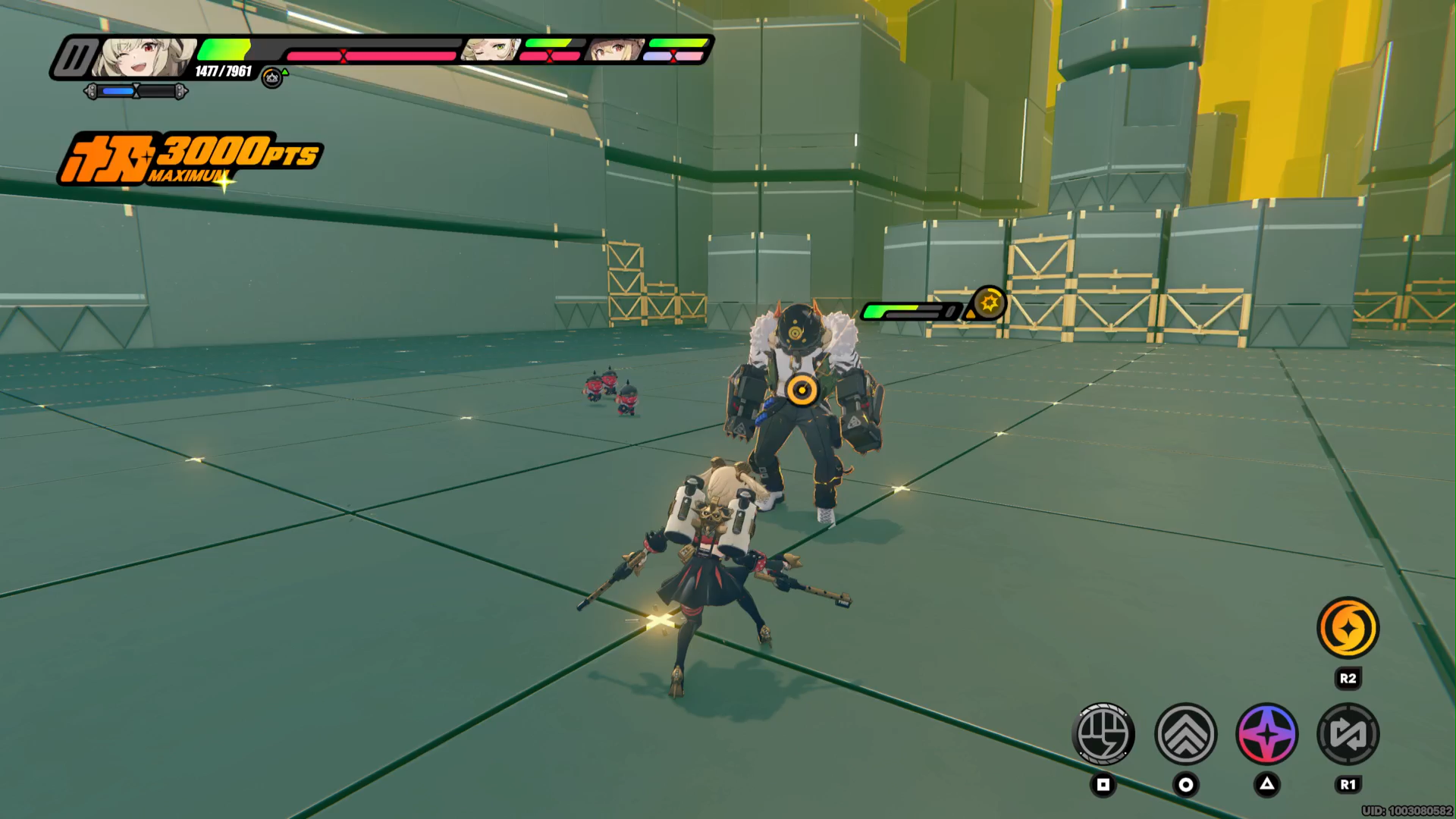 Before/after damage for Burnice Ult & 1 Piper spin, lvl 50 team vs lvl 70 Zenless Zone Zero ...