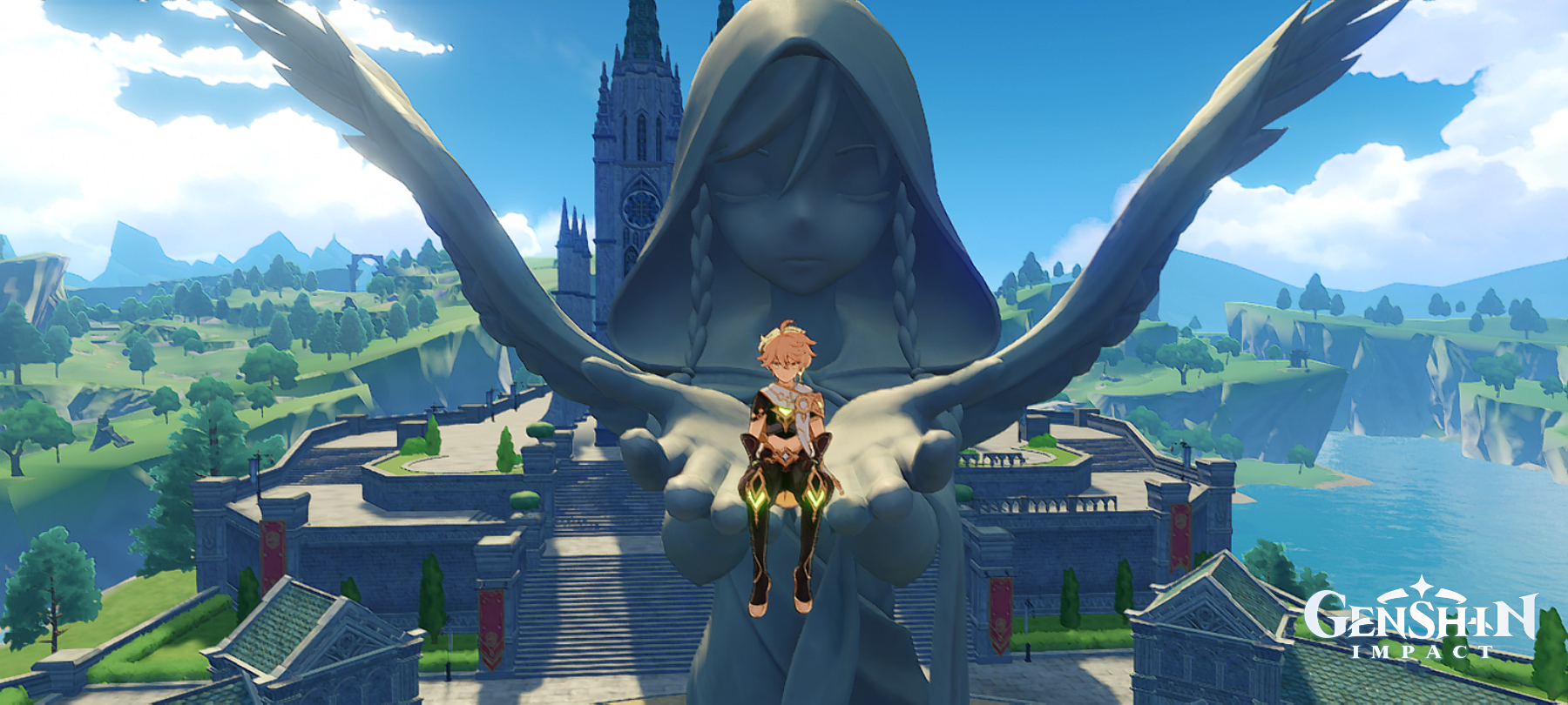 I am sitting on anemo archon's hand Genshin Impact | HoYoLAB