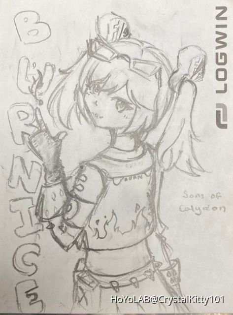 Burnice sketch Zenless Zone Zero | HoYoLAB