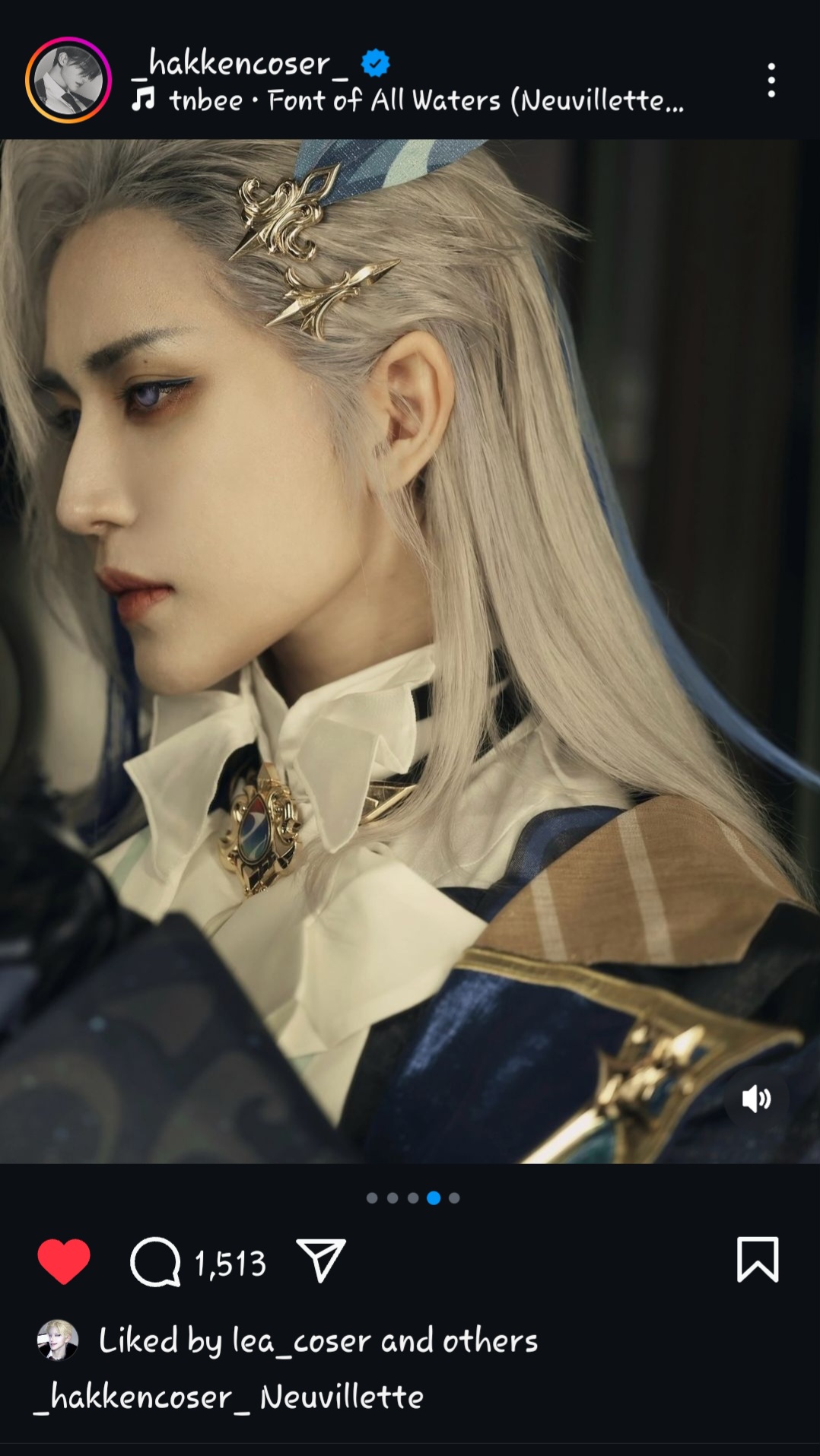 Hakken did Neuvi cosplay! Genshin Impact | HoYoLAB