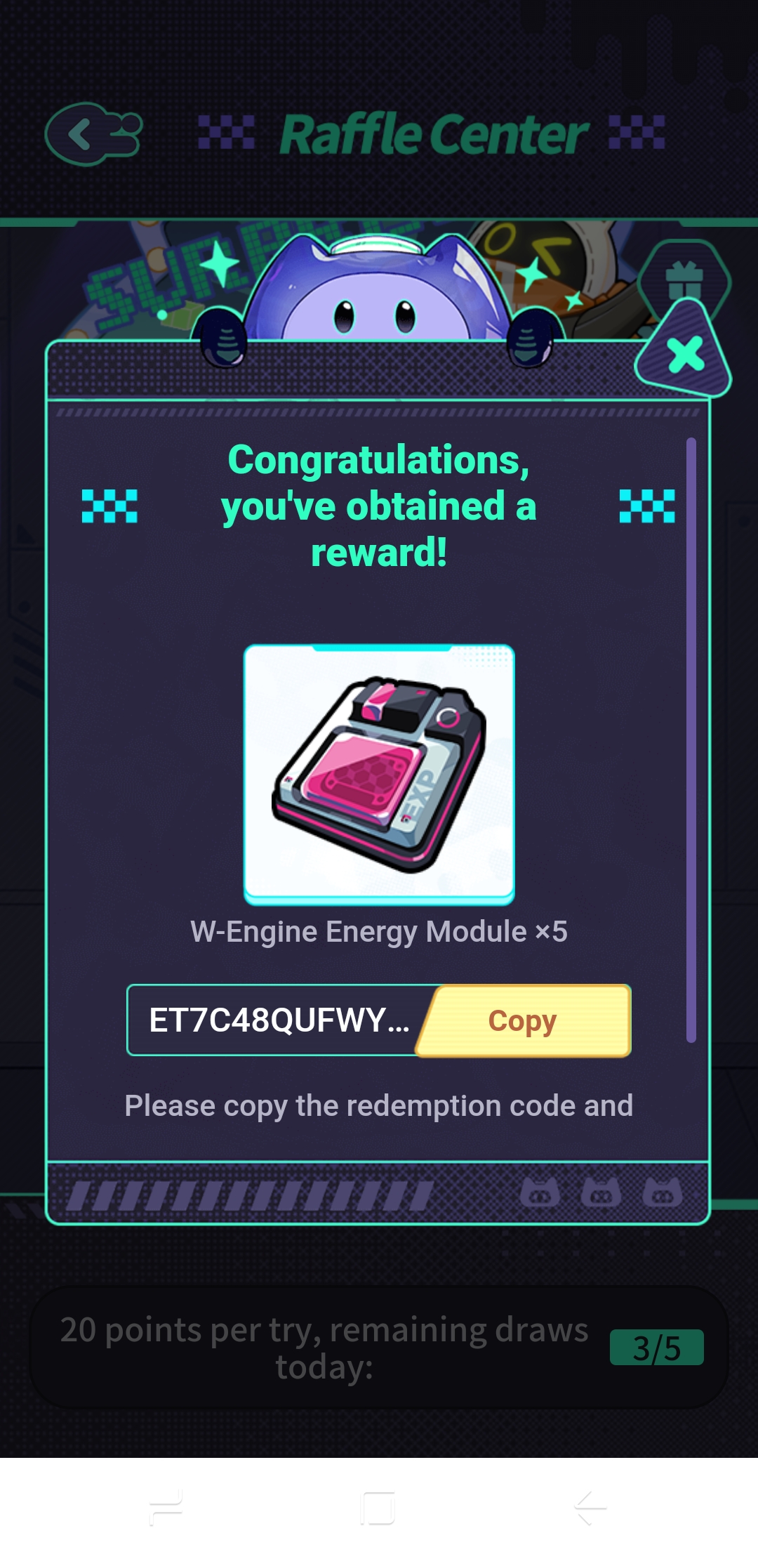 ZZZ Engine module x5 - One time use only 1 user ! Zenless Zone Zero ...