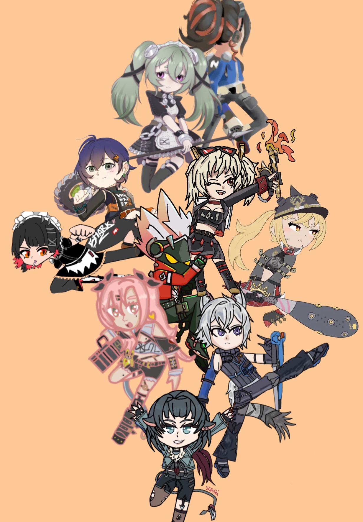 Zzz art collaboration finished Zenless Zone Zero | HoYoLAB