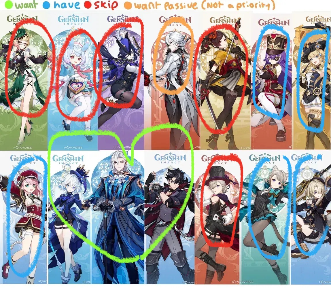💫fontaine wish list💫 Genshin Impact | HoYoLAB
