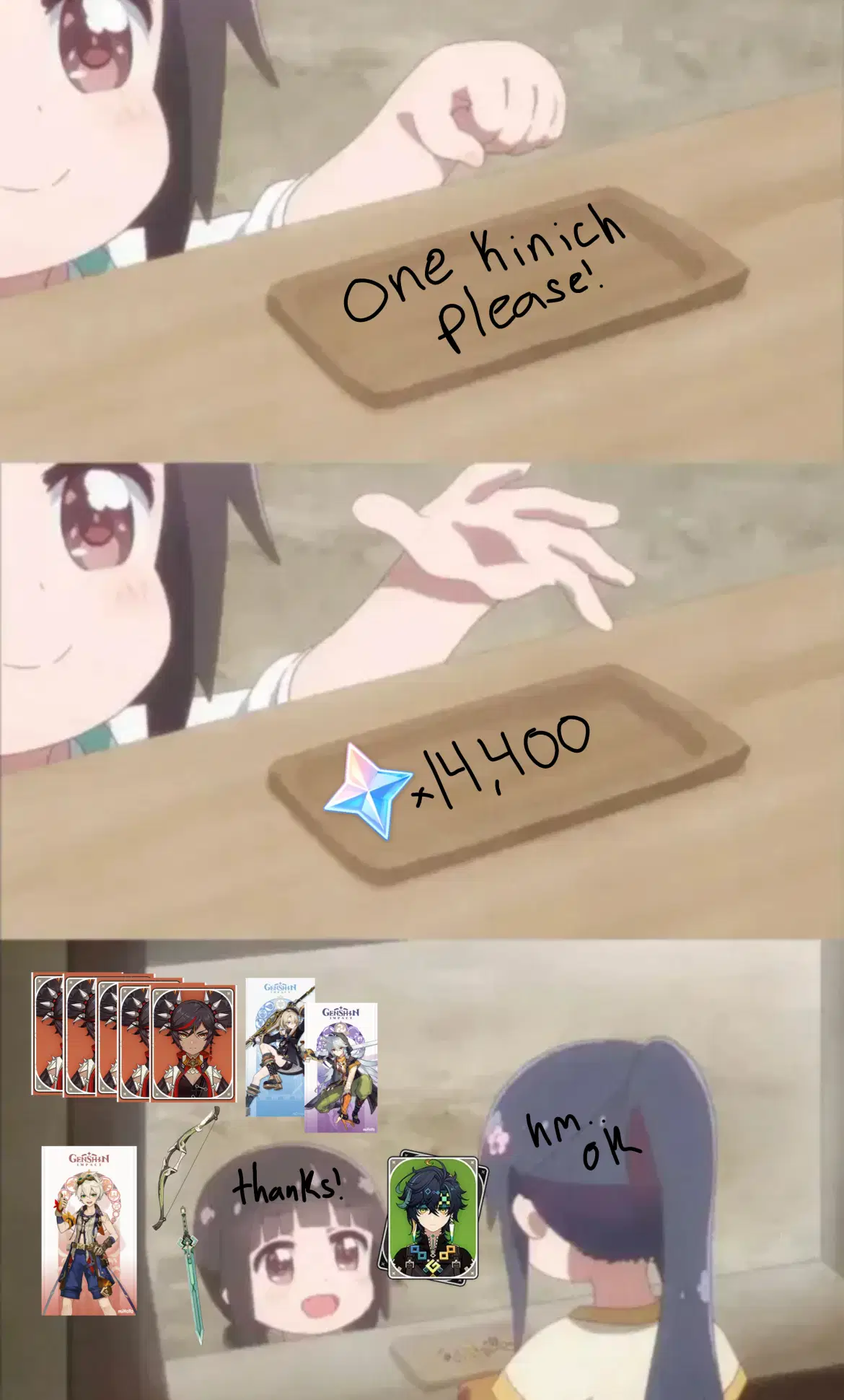 How my kinich pulls went Genshin Impact | HoYoLAB