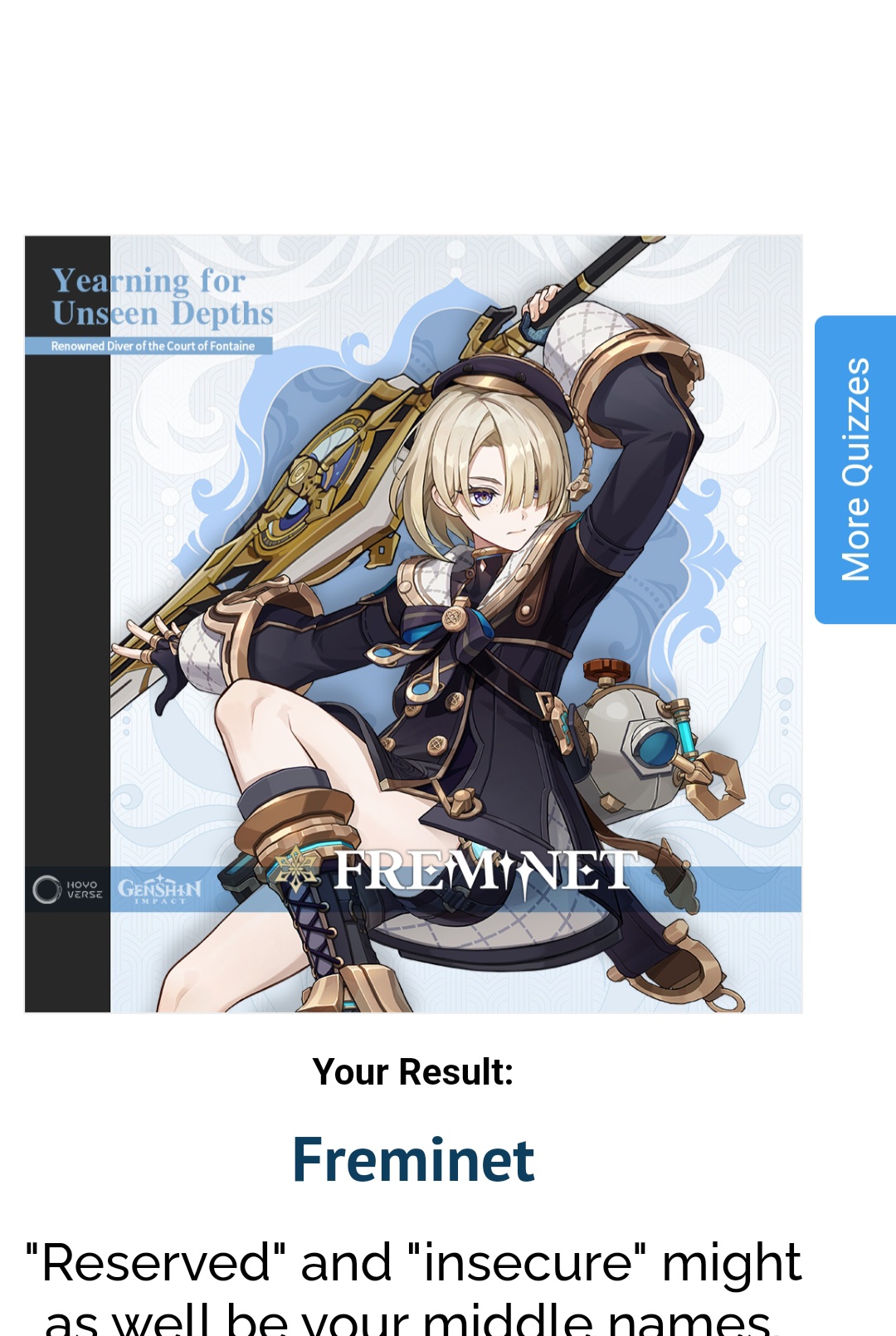 Took a kin test!!! Genshin Impact | HoYoLAB