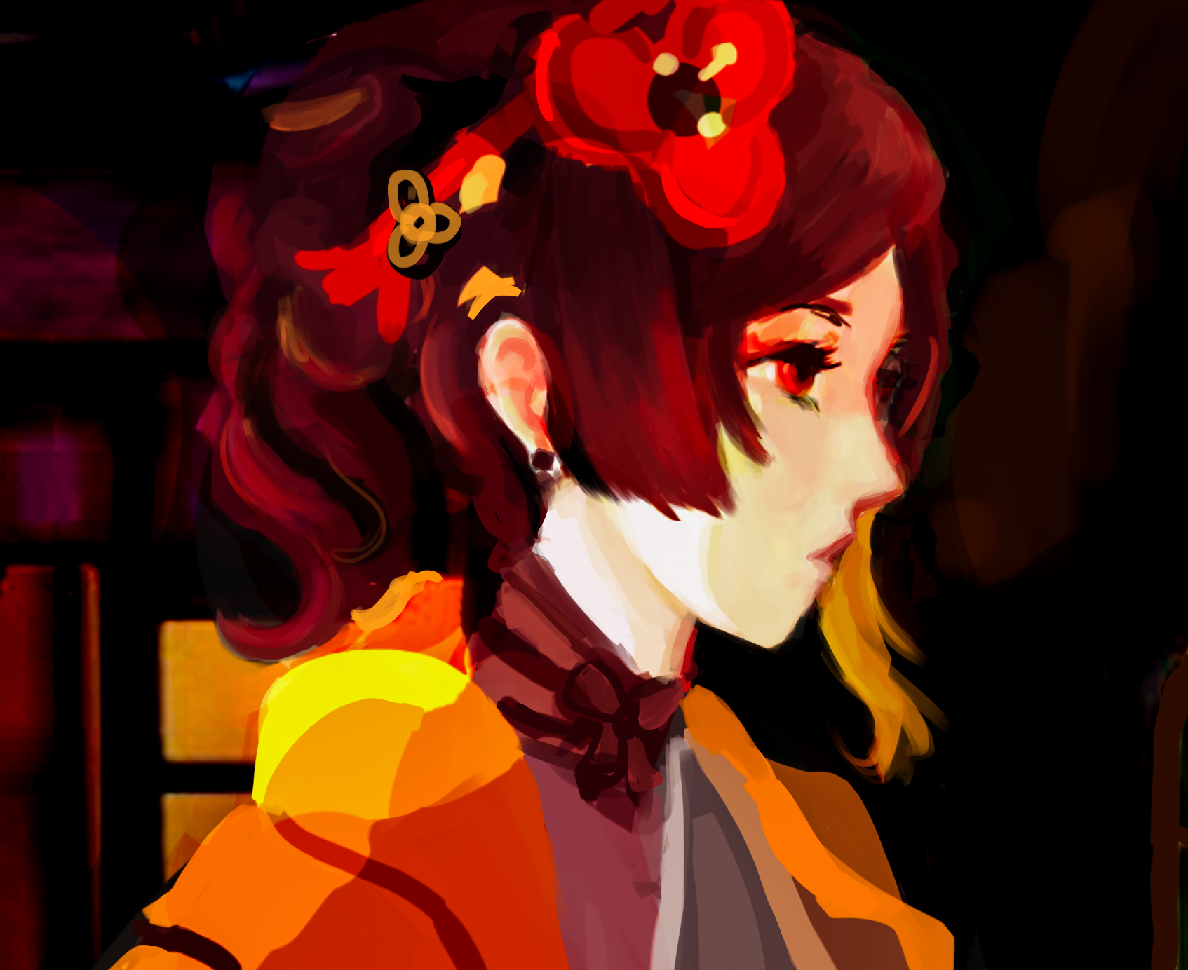 I drew Chiori. Genshin Impact | HoYoLAB