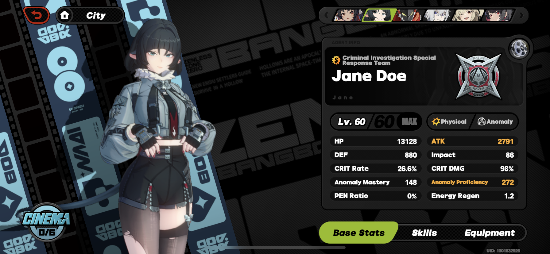 My Jane Doe build Zenless Zone Zero | HoYoLAB