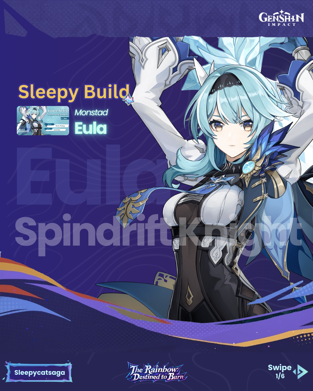 Sleepy Build: Eula!!! Genshin Impact | HoYoLAB