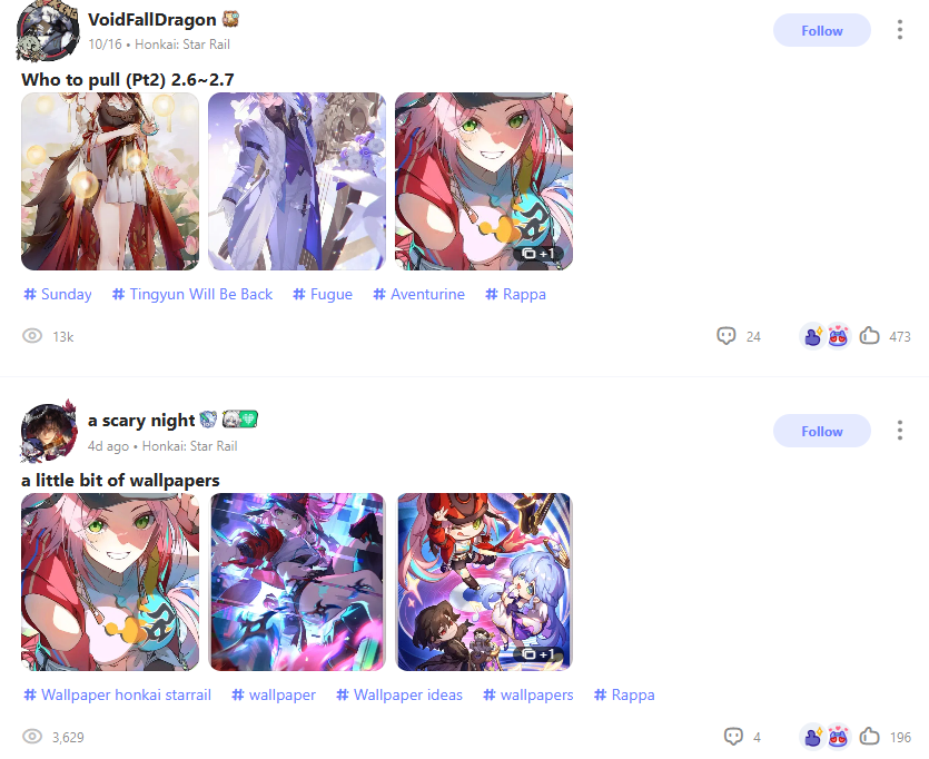 Two of the same Rappa fanart showed up one after another ¯\_(ツ ...