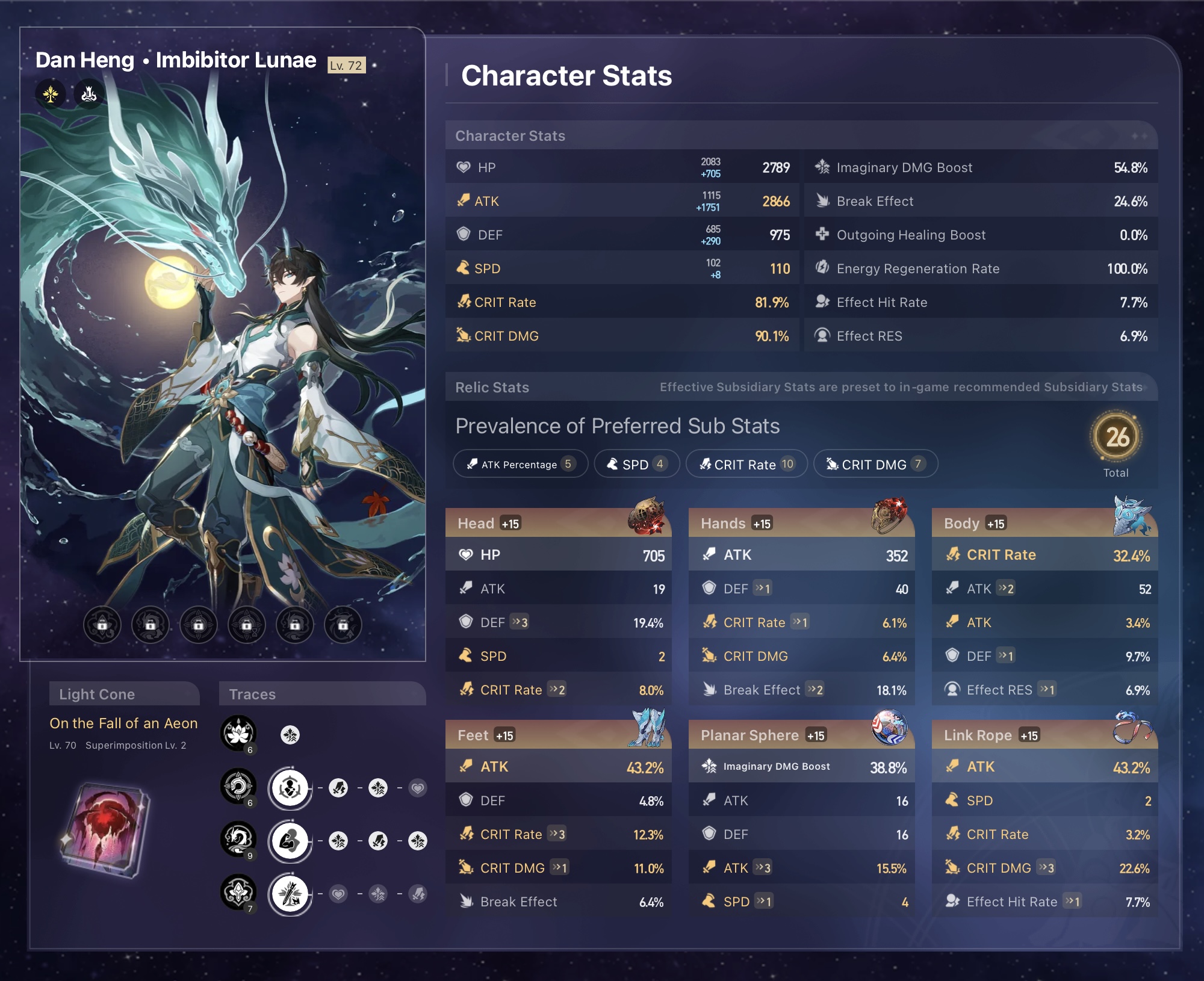 DHIL build. Honkai: Star Rail | HoYoLAB