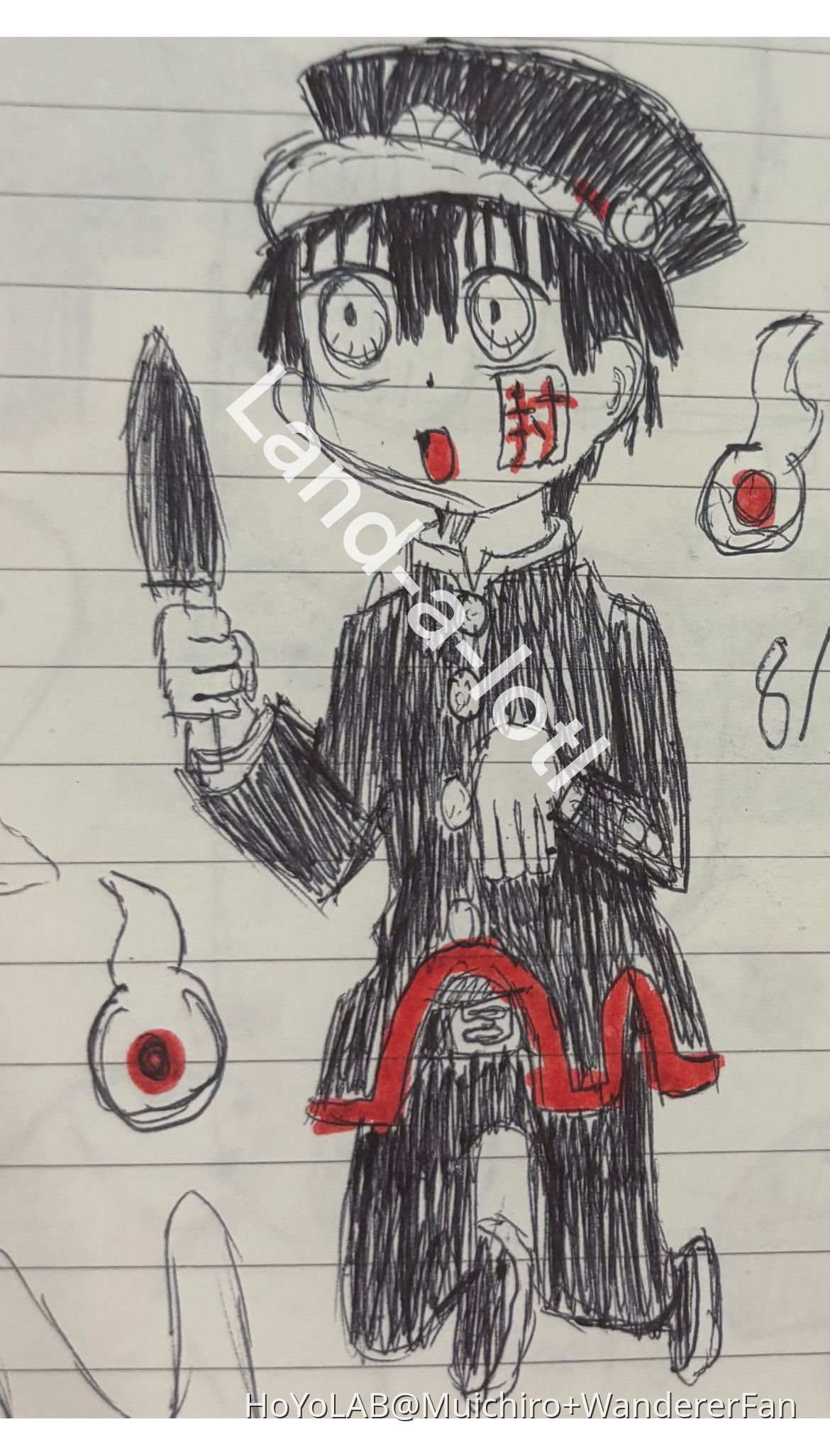 Hanako sketch | HoYoLAB