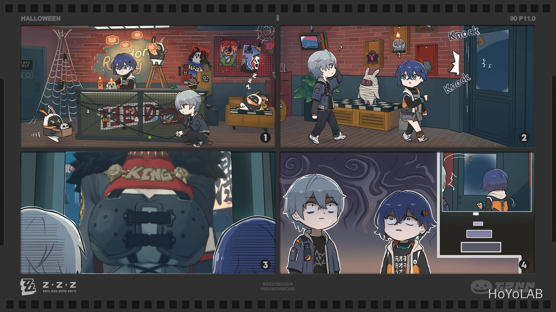 here's what I made with the new template Zenless Zone Zero | HoYoLAB