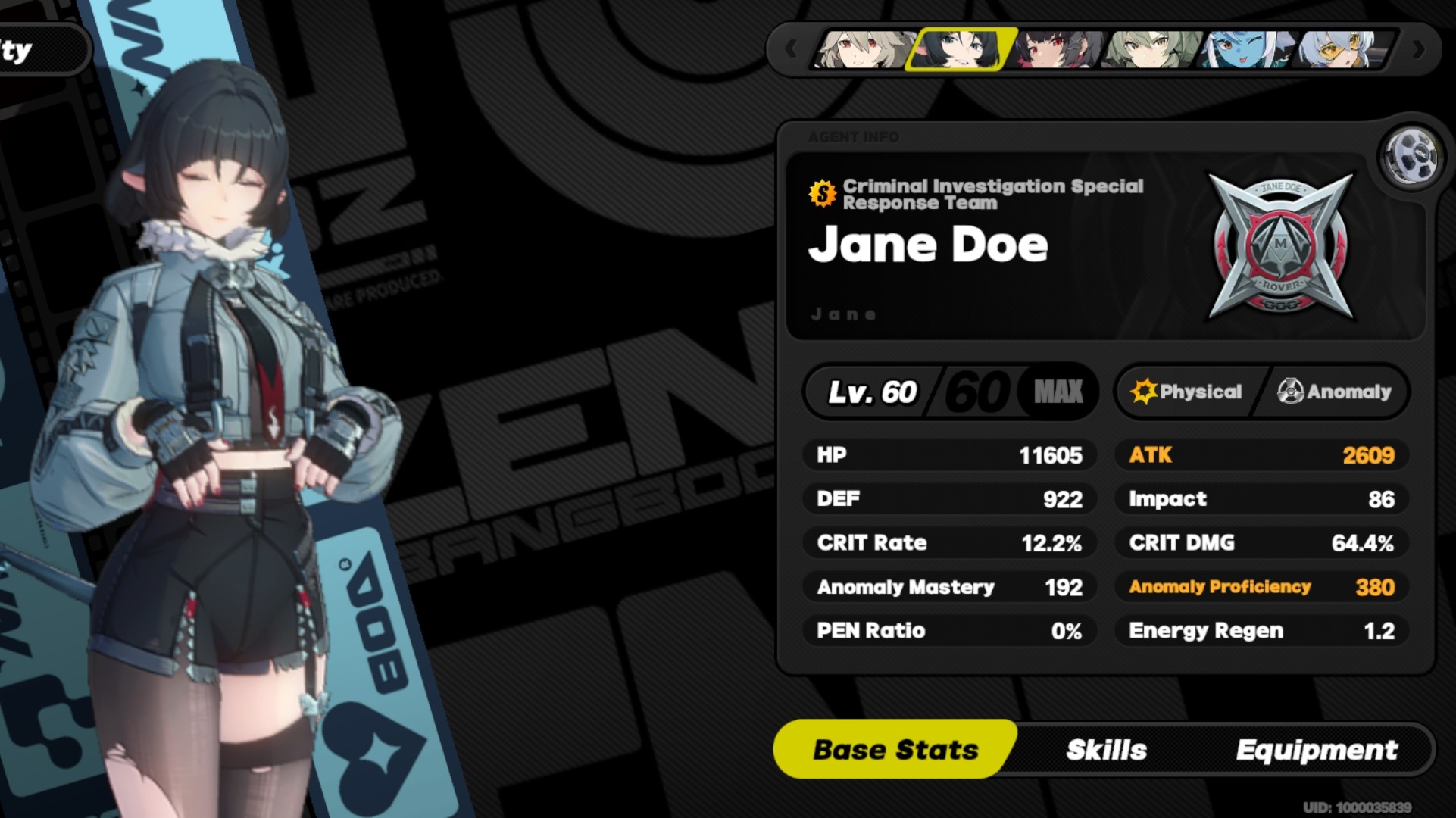 Current Progress Zenless Zone Zero | HoYoLAB