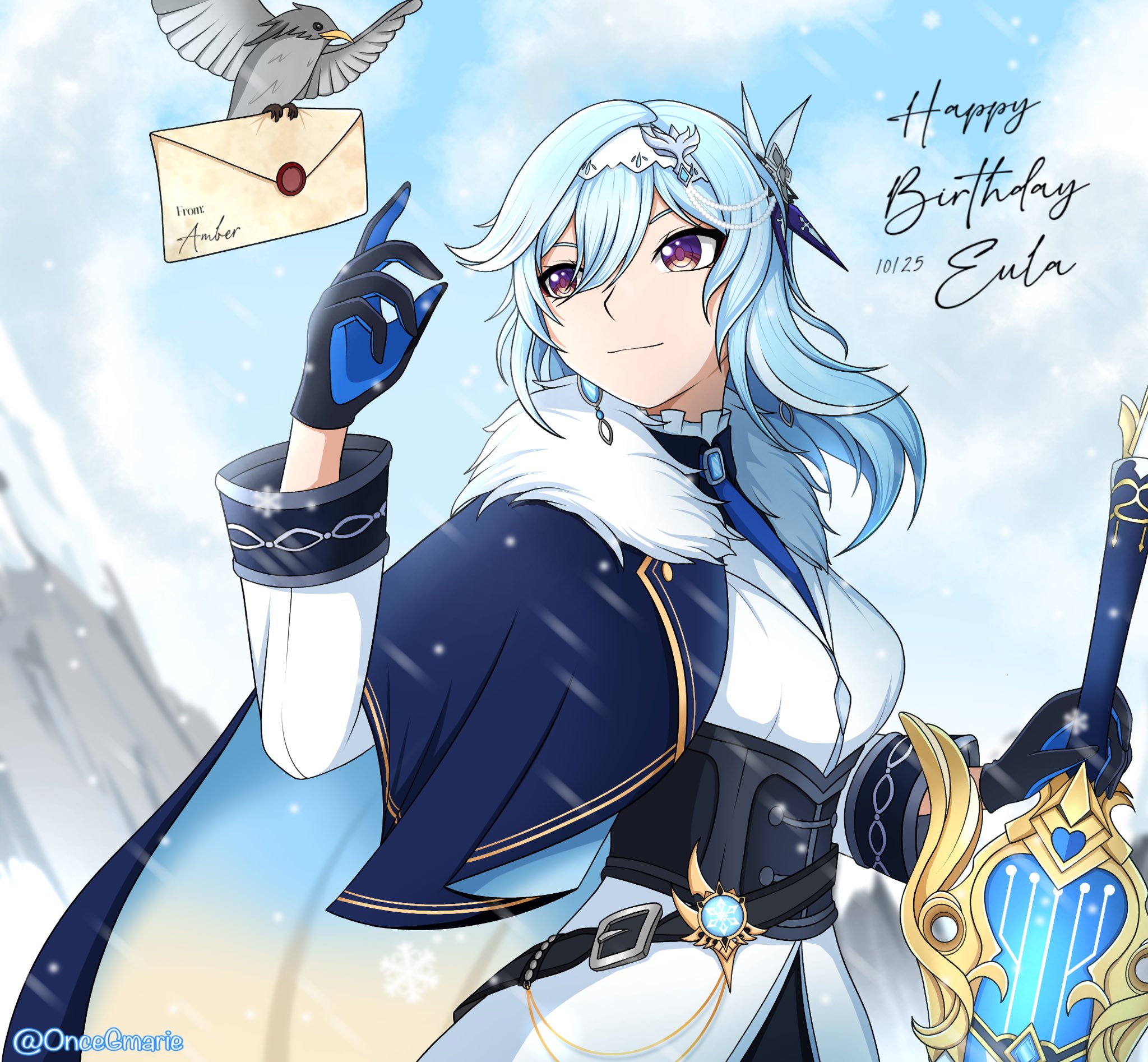happy birthday Eula 💙 Genshin Impact | HoYoLAB