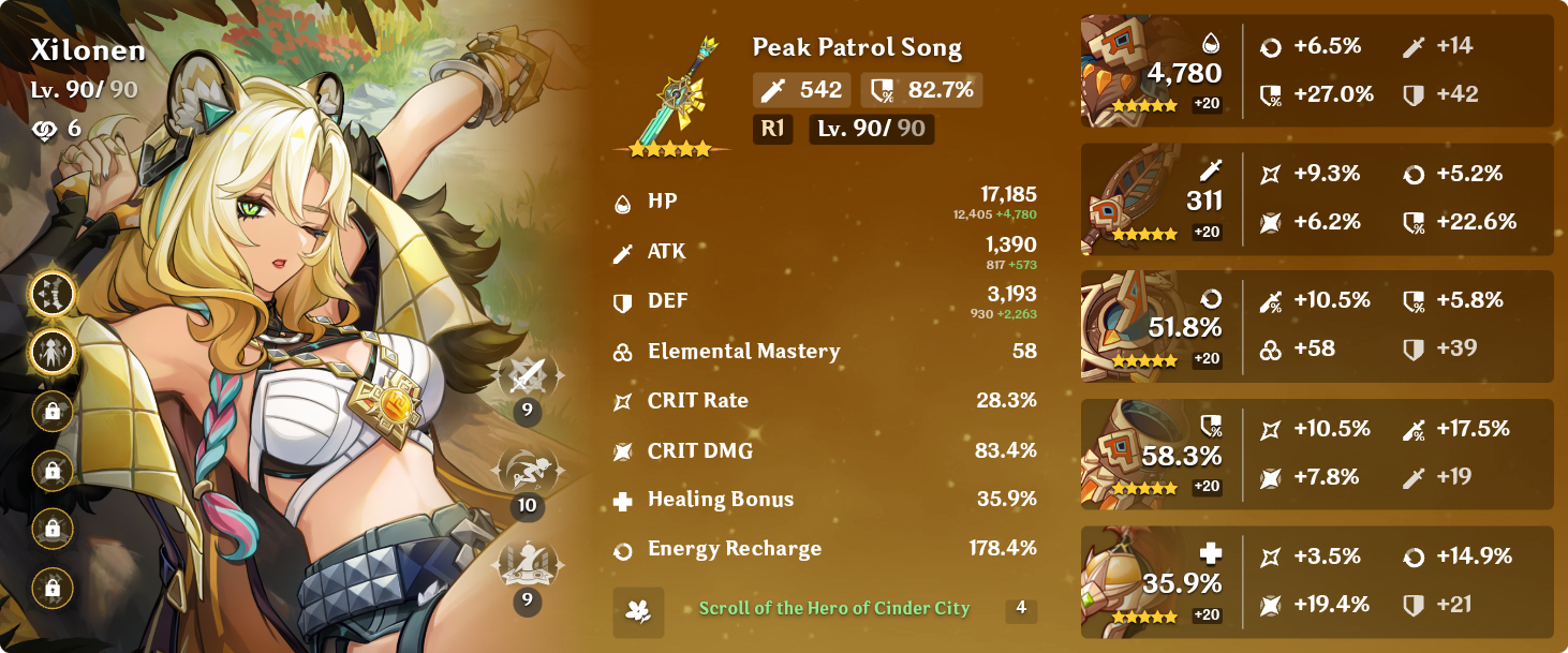 Build update: Xilonen Genshin Impact | HoYoLAB