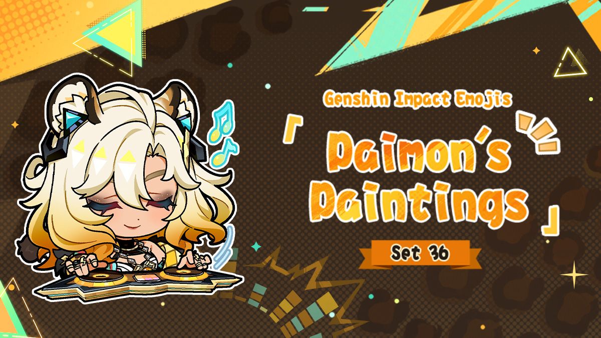 Genshin Impact ｜ Paimon's Paintings Set 36 Emojis Now Available ...