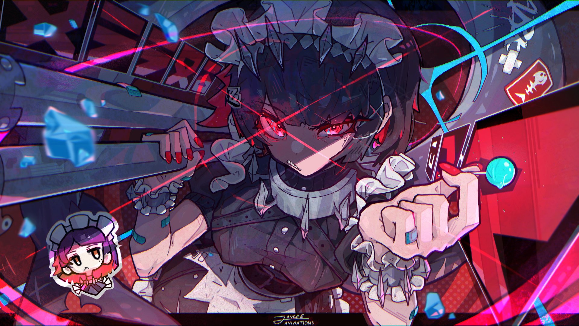 Posting Ellen PC Wallpapers ART (BY:JayceeAnimations) Zenless Zone Zero | HoYoLAB