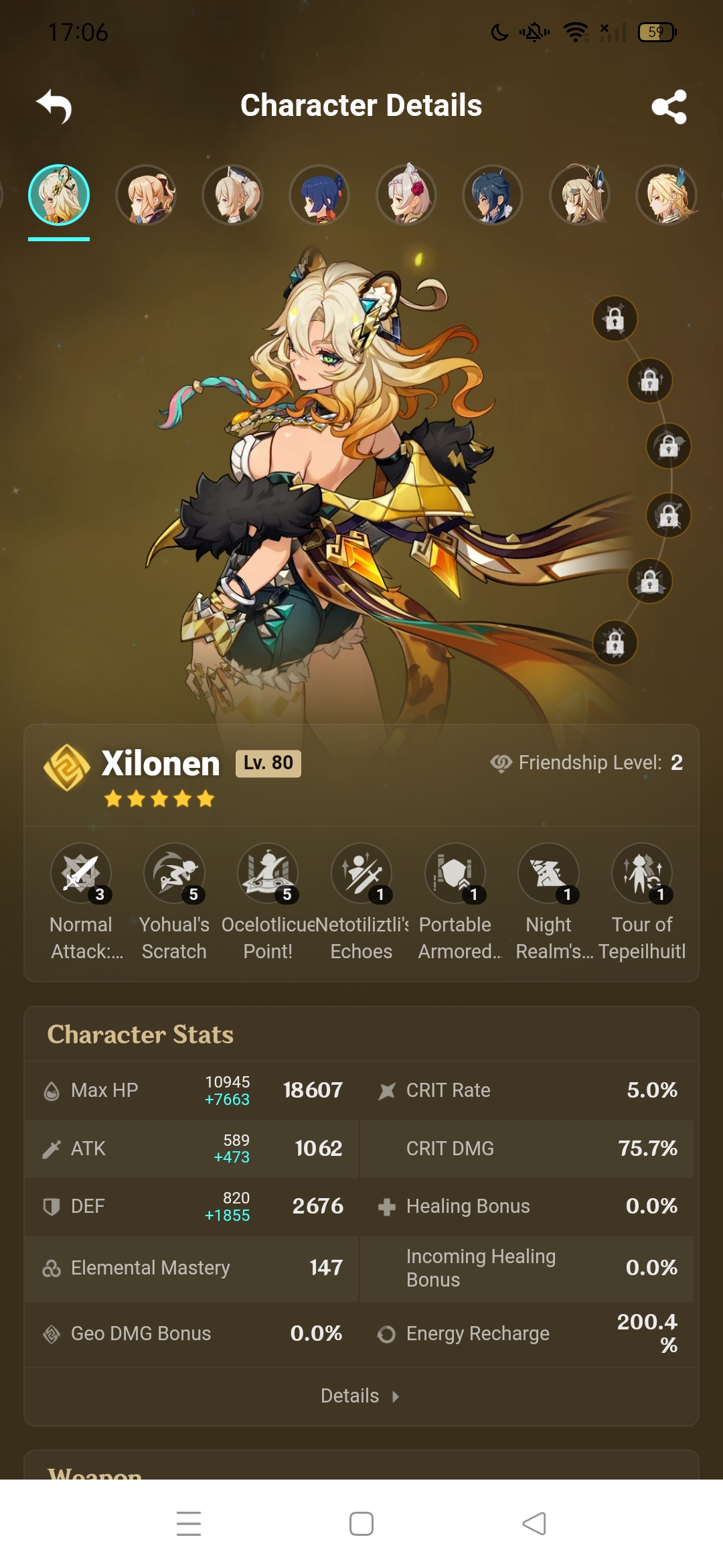 What do my xilonen need? Genshin Impact | HoYoLAB