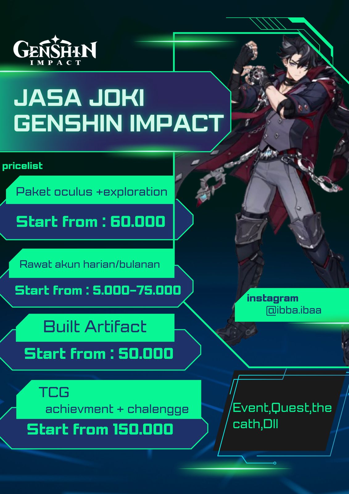 JASA JOKI GENSHIN IMPACT Genshin Impact | HoYoLAB