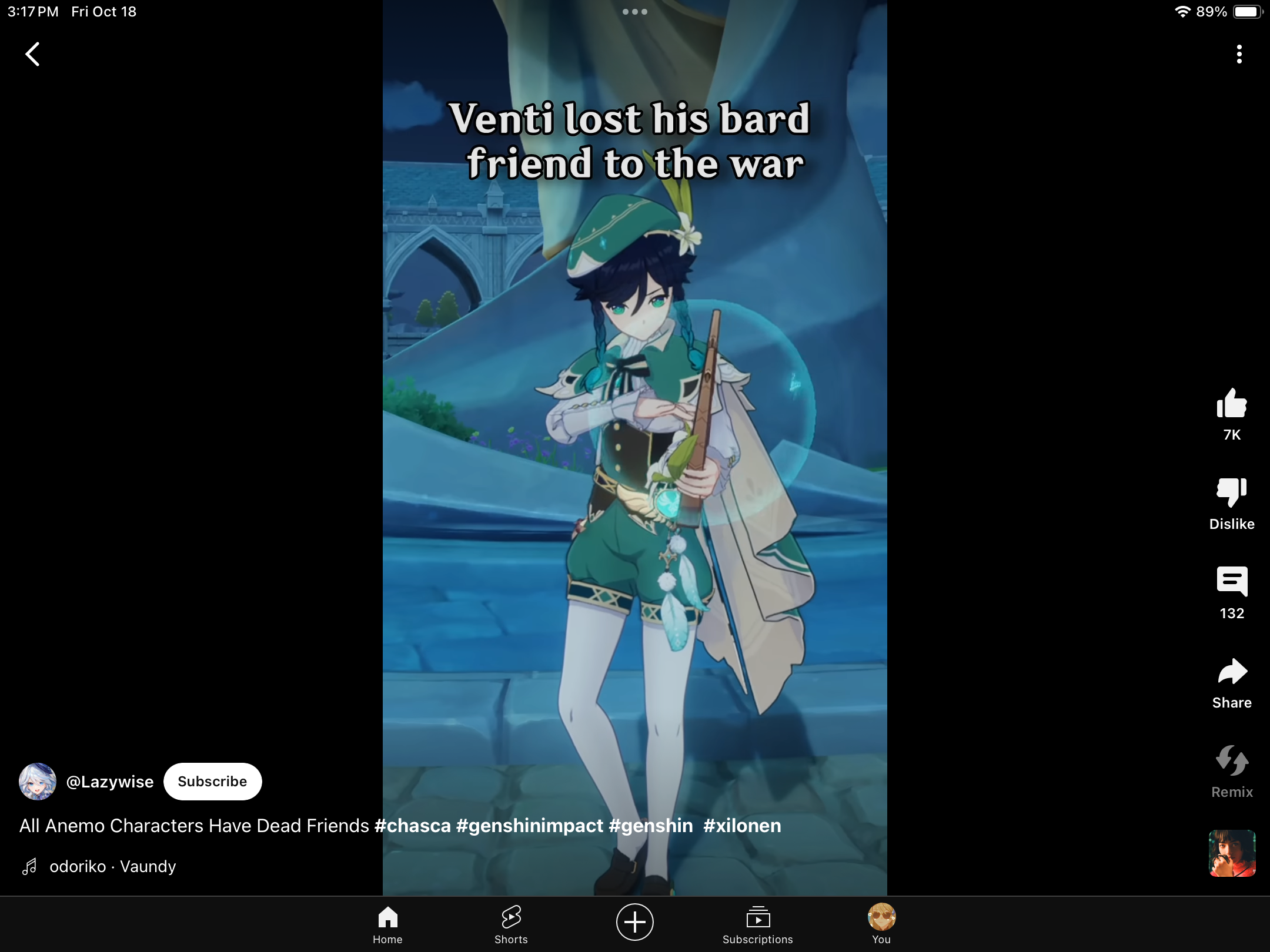 The anemo curse- Genshin Impact | HoYoLAB