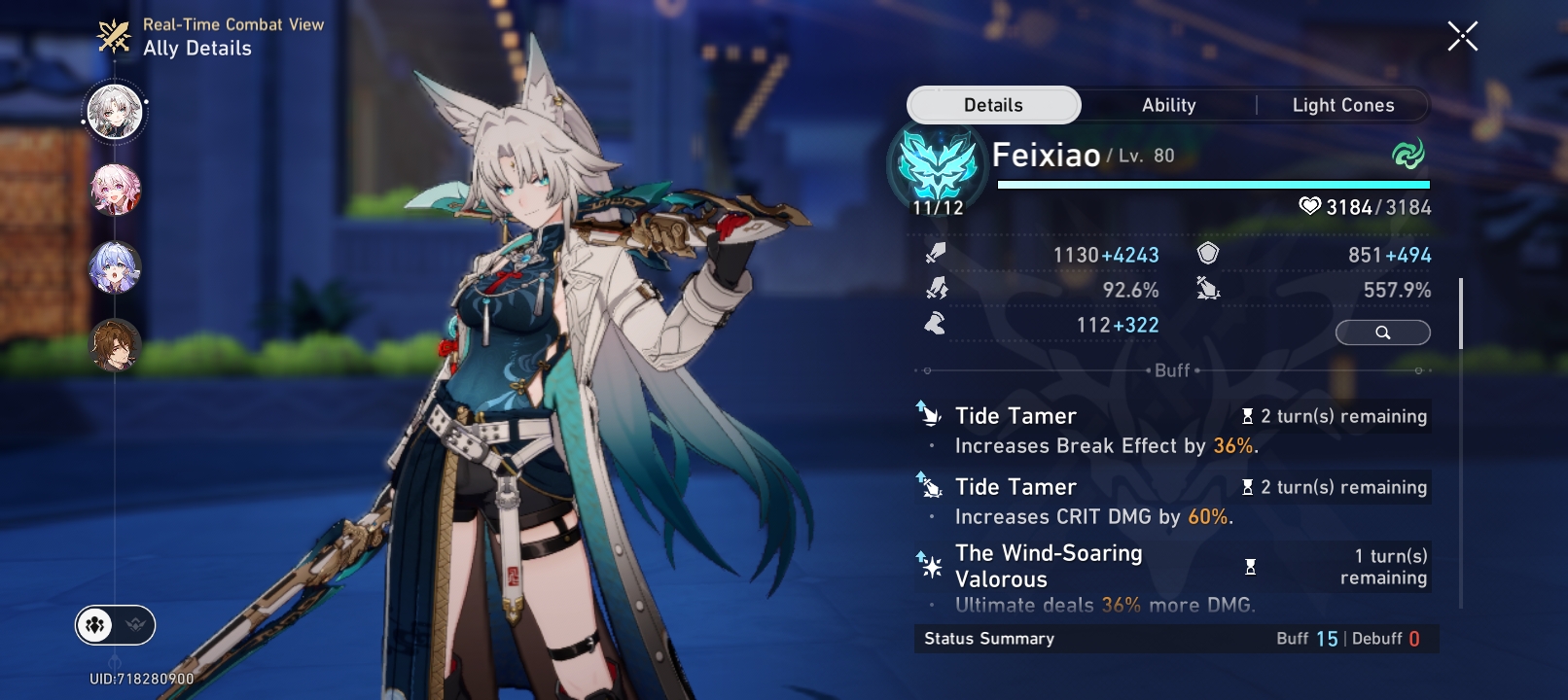 Fexiao flexing by seeing her crt dmg HSR Honkai: Star Rail | HoYoLAB