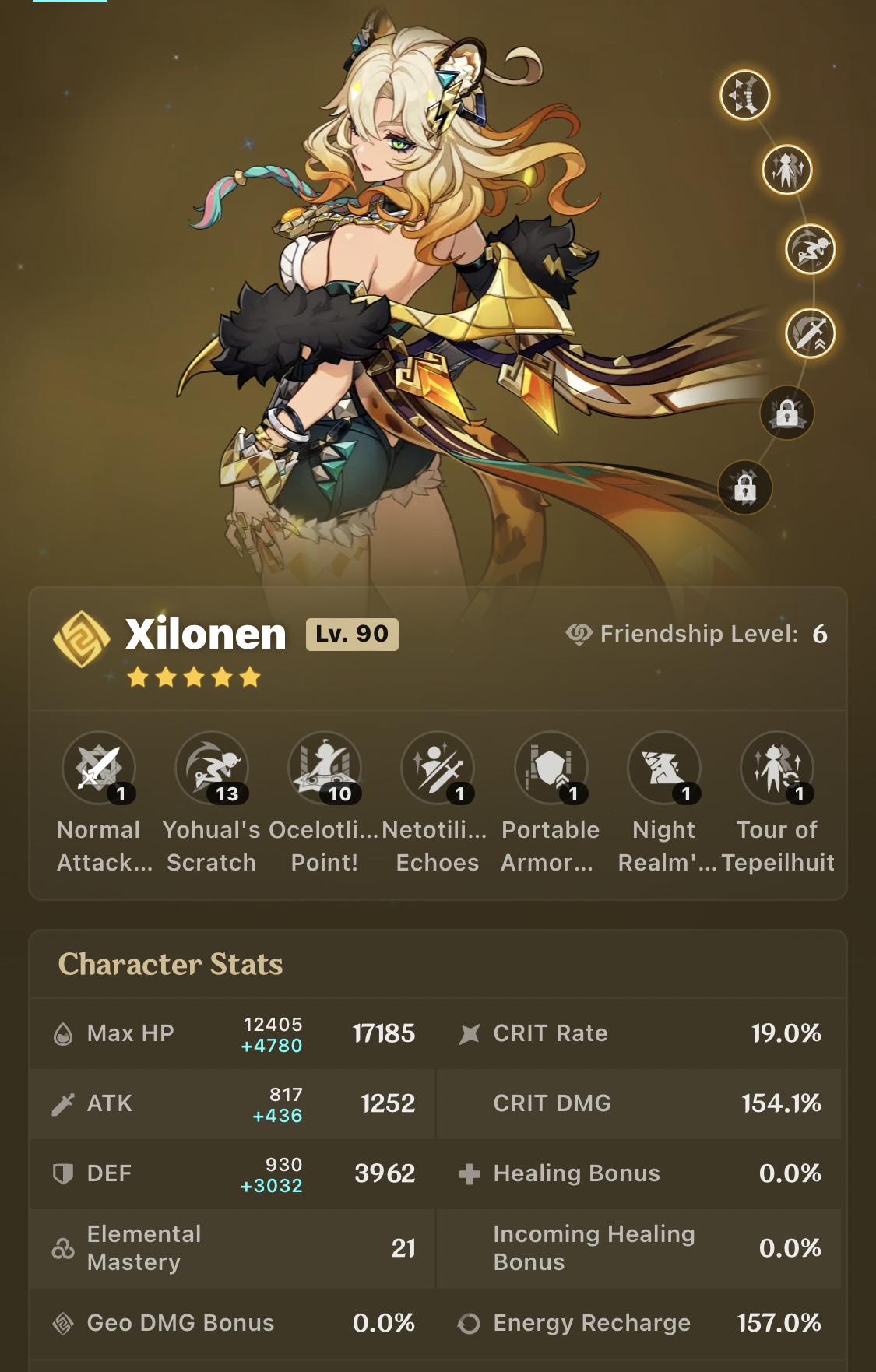 updated xilonen build!! Genshin Impact | HoYoLAB