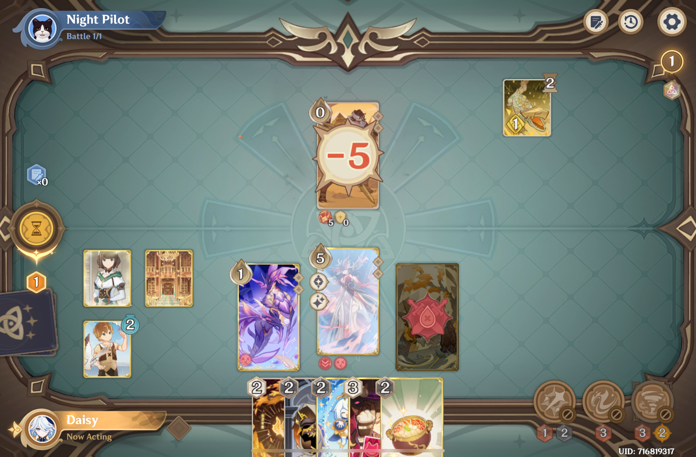 🎲Eremite Scorching Loremaster Serious Showdown and Character Card ...