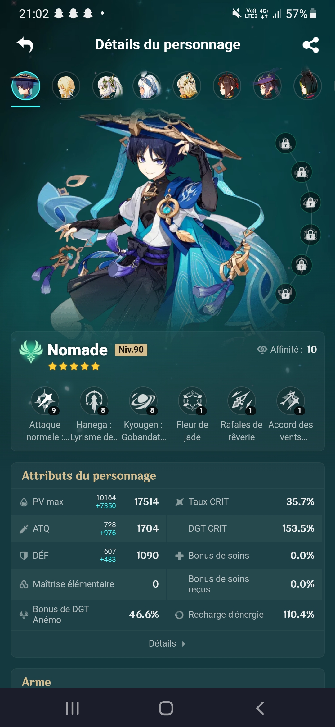 my scara build Genshin Impact | HoYoLAB